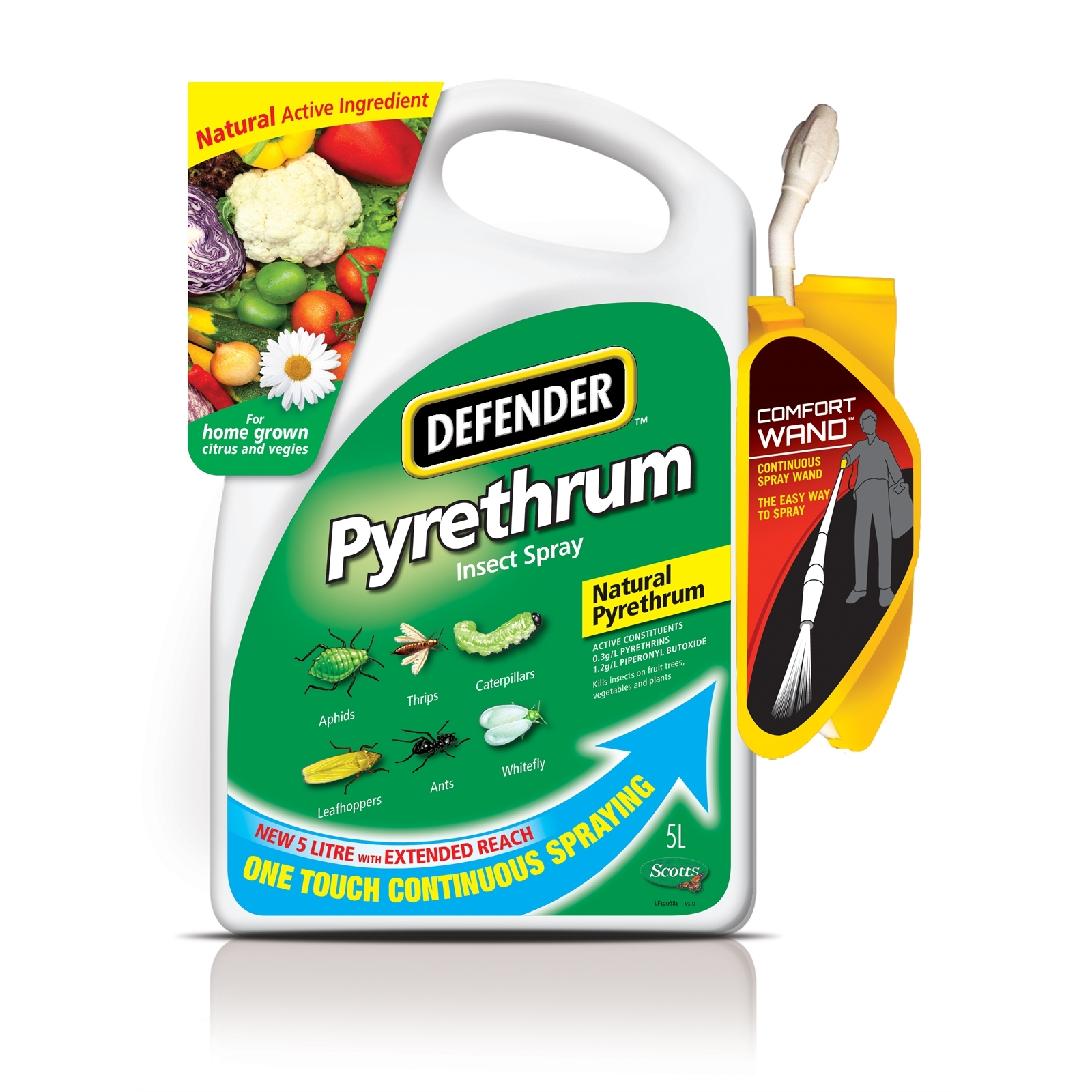 Defender 5L Pyrethrum Garden Insect Spray - Bunnings Australia