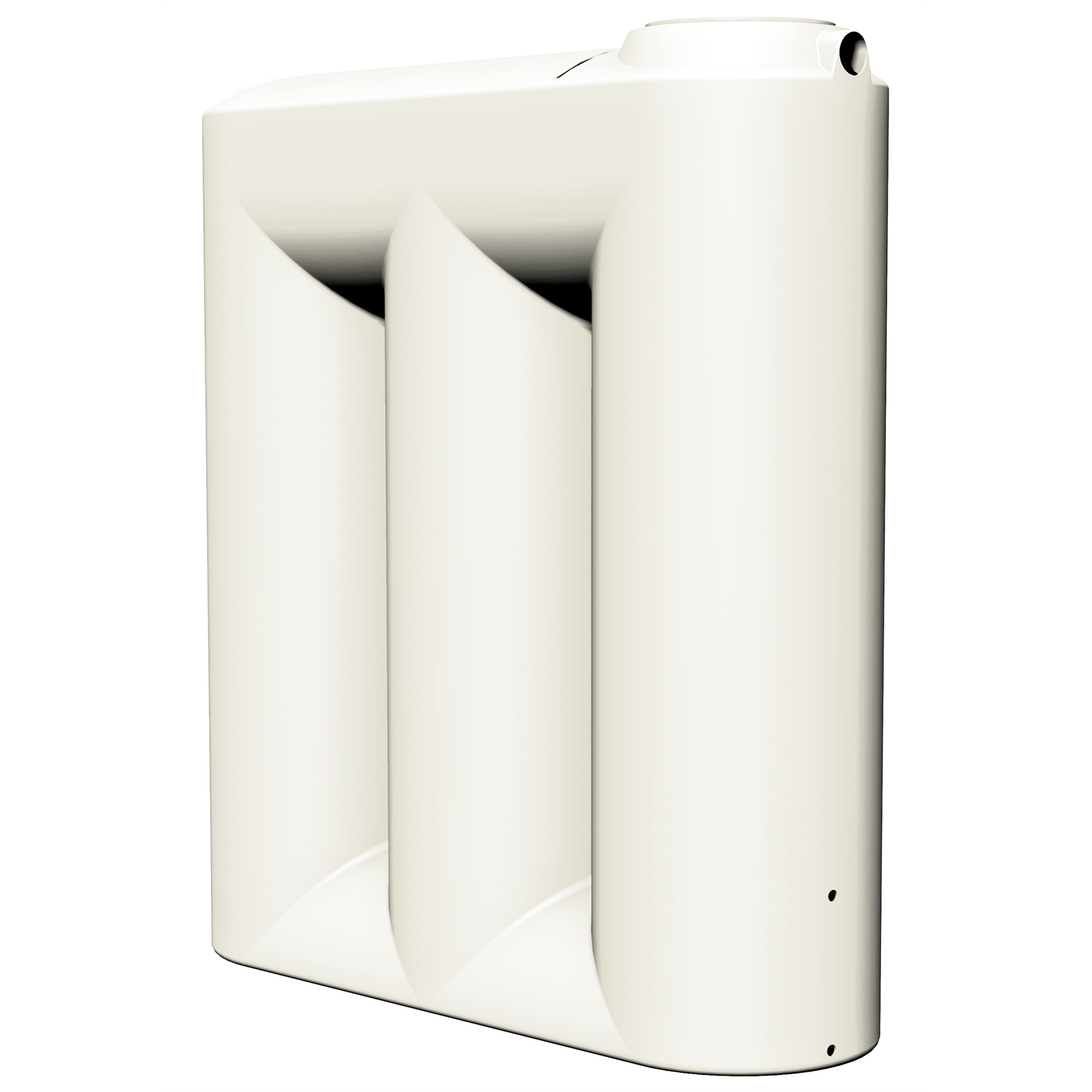 NextGenRoto 2000L Polyethylene Slimline Water Tank - Off White ...
