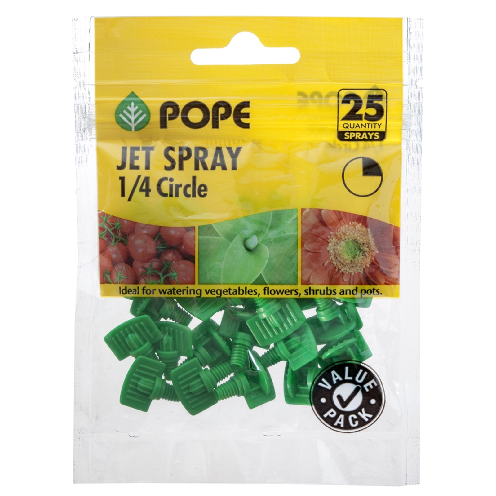 Pope Quarter Circle Poly Micro Jet Spray - 25 Pack - Bunnings Australia