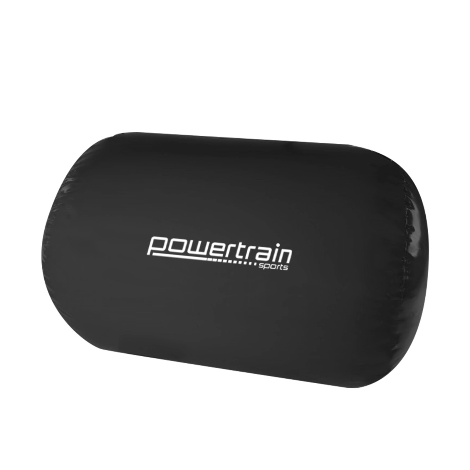 Inflatable Air Exercise Roller Gymnastics Gym Barrel 120 x 75cm Black ...