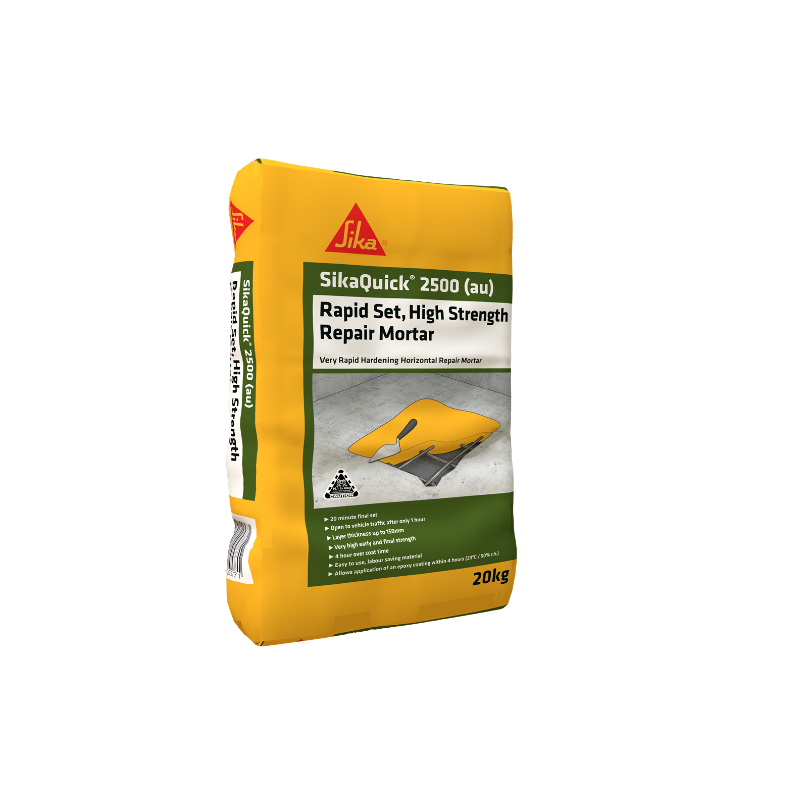 Sika 20kg SikaQuick 2500 (au) Rapid Hardening Repair Mortar - Bunnings ...
