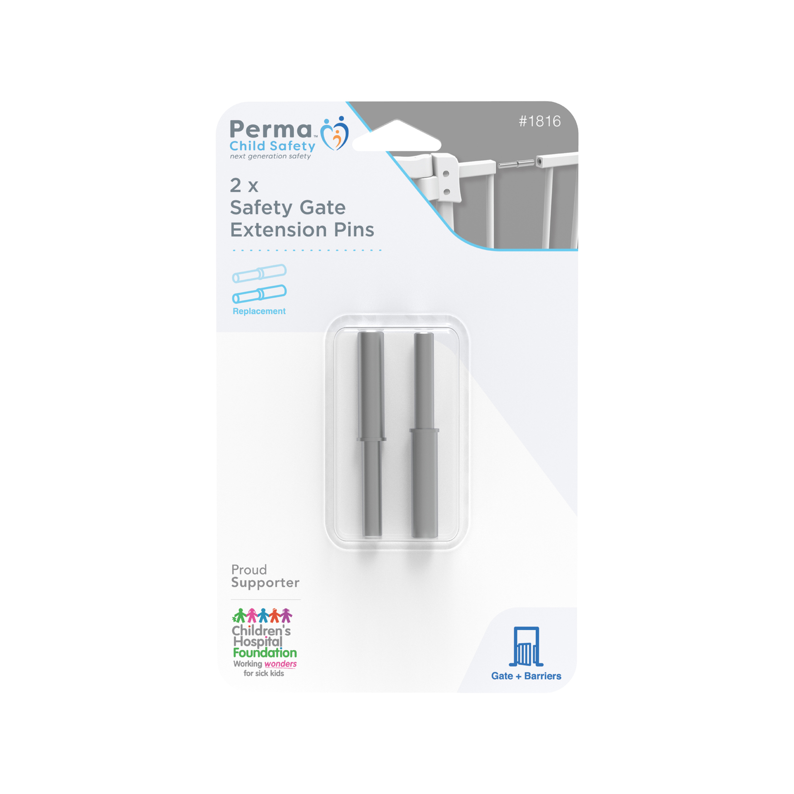 Perma Child Safety Gate Extension Pins – 2 Pack - Bunnings Australia