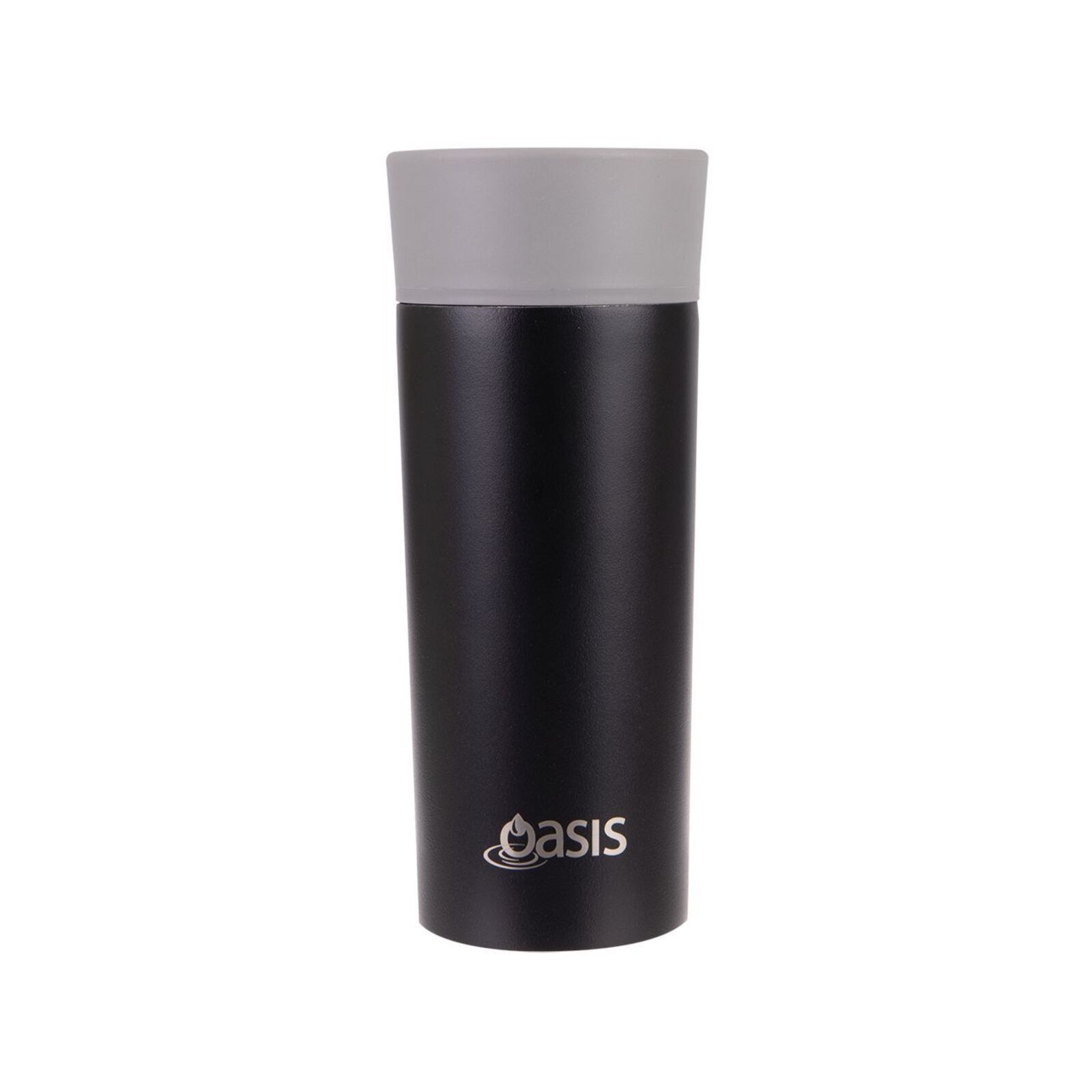 Oasis Stainless Steel Double Wall Insulated Travel Mug 360ml - Black ...