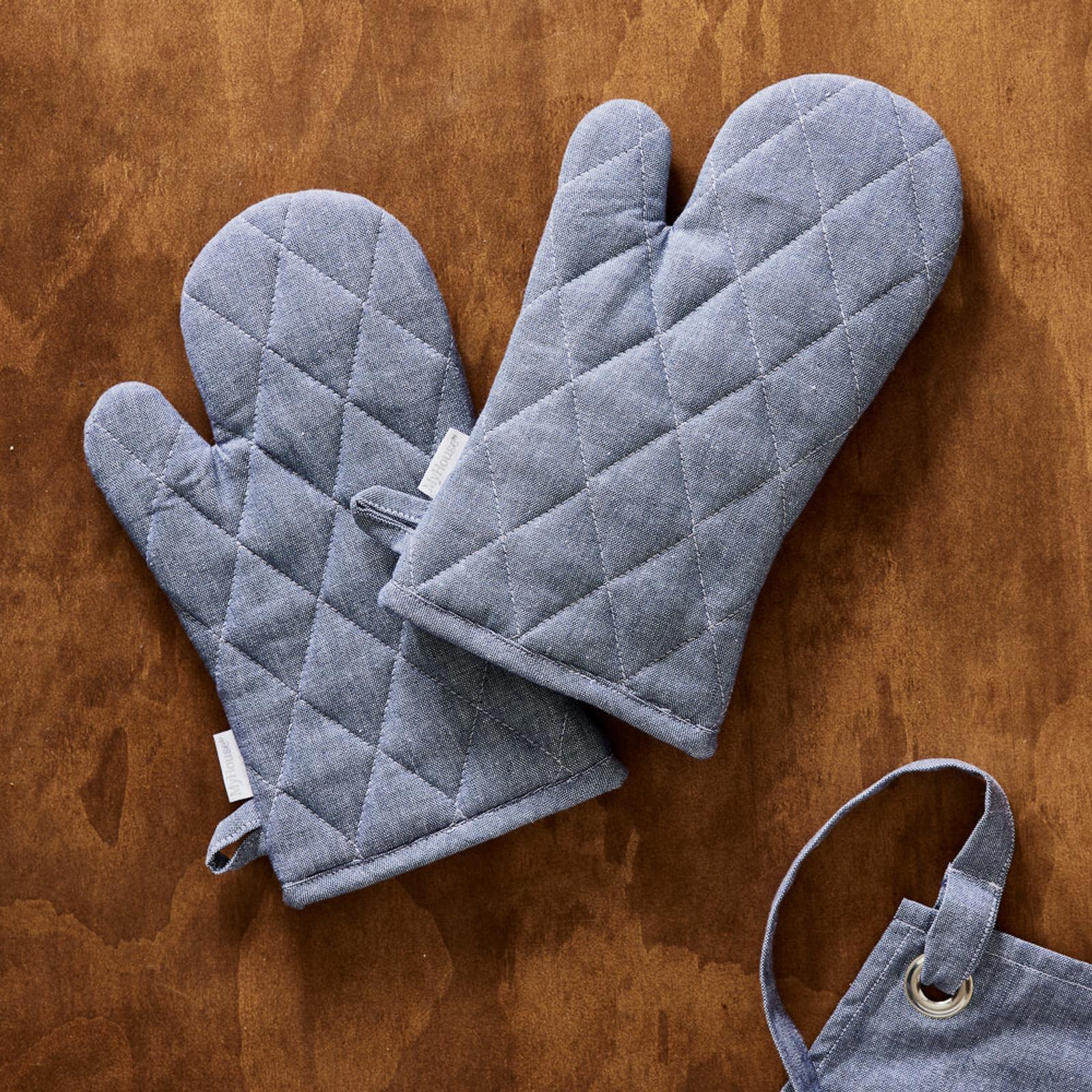MyHouse Denim Oven Gloves - Bunnings Australia