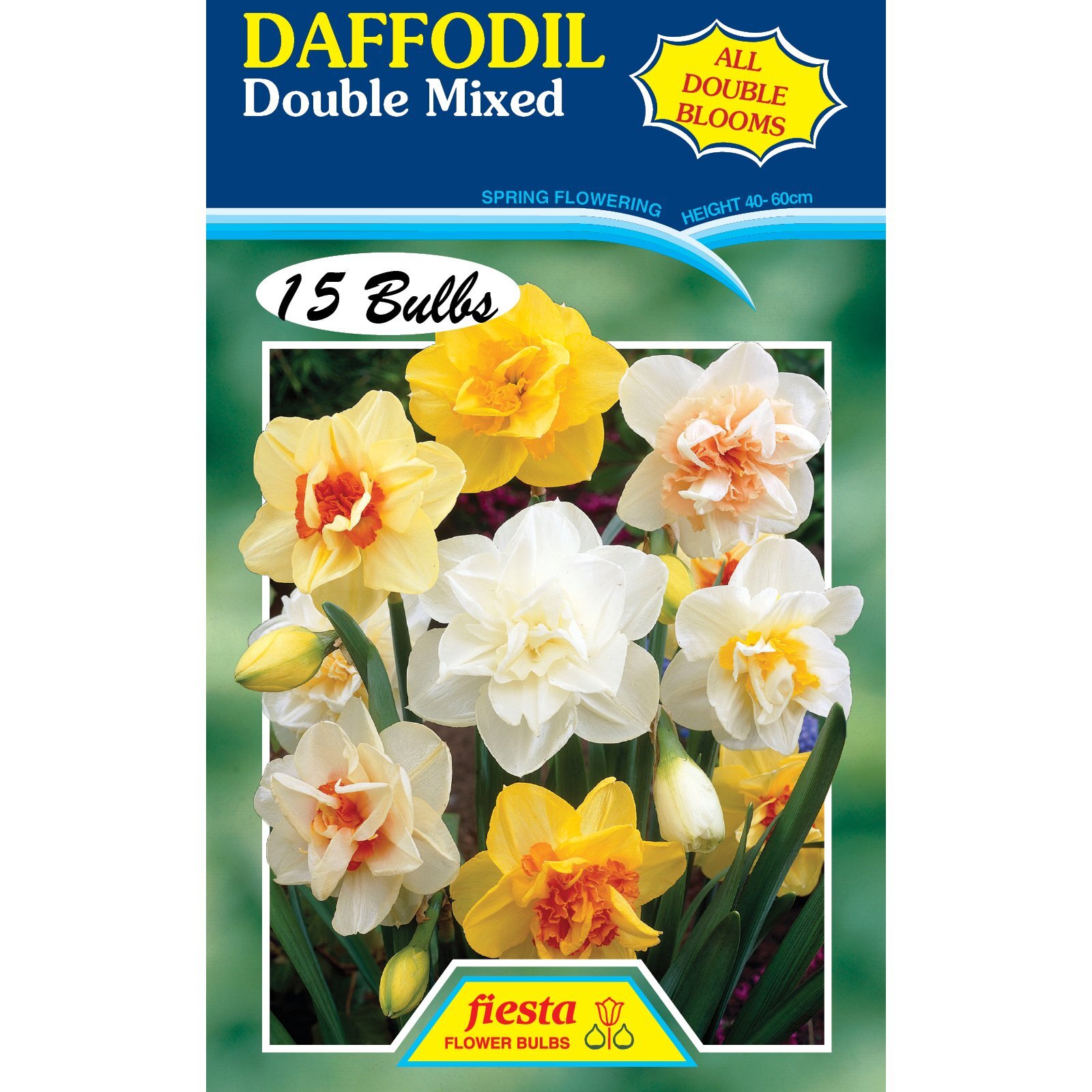 Fiesta Flower Bulbs Daffodil Double Mix - 15 Bulbs - Bunnings New Zealand