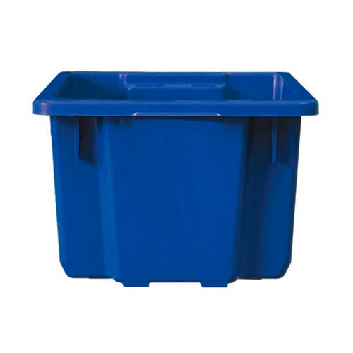 Handy Storage Blue Heavy Duty Crate - 54L - Bunnings Australia