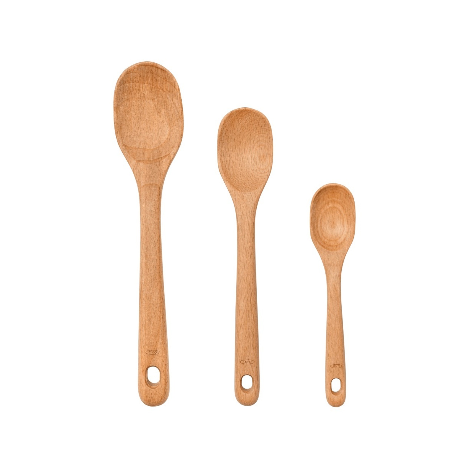OXO Good Grips Wooden Spoon Set 3pc - Bunnings Australia