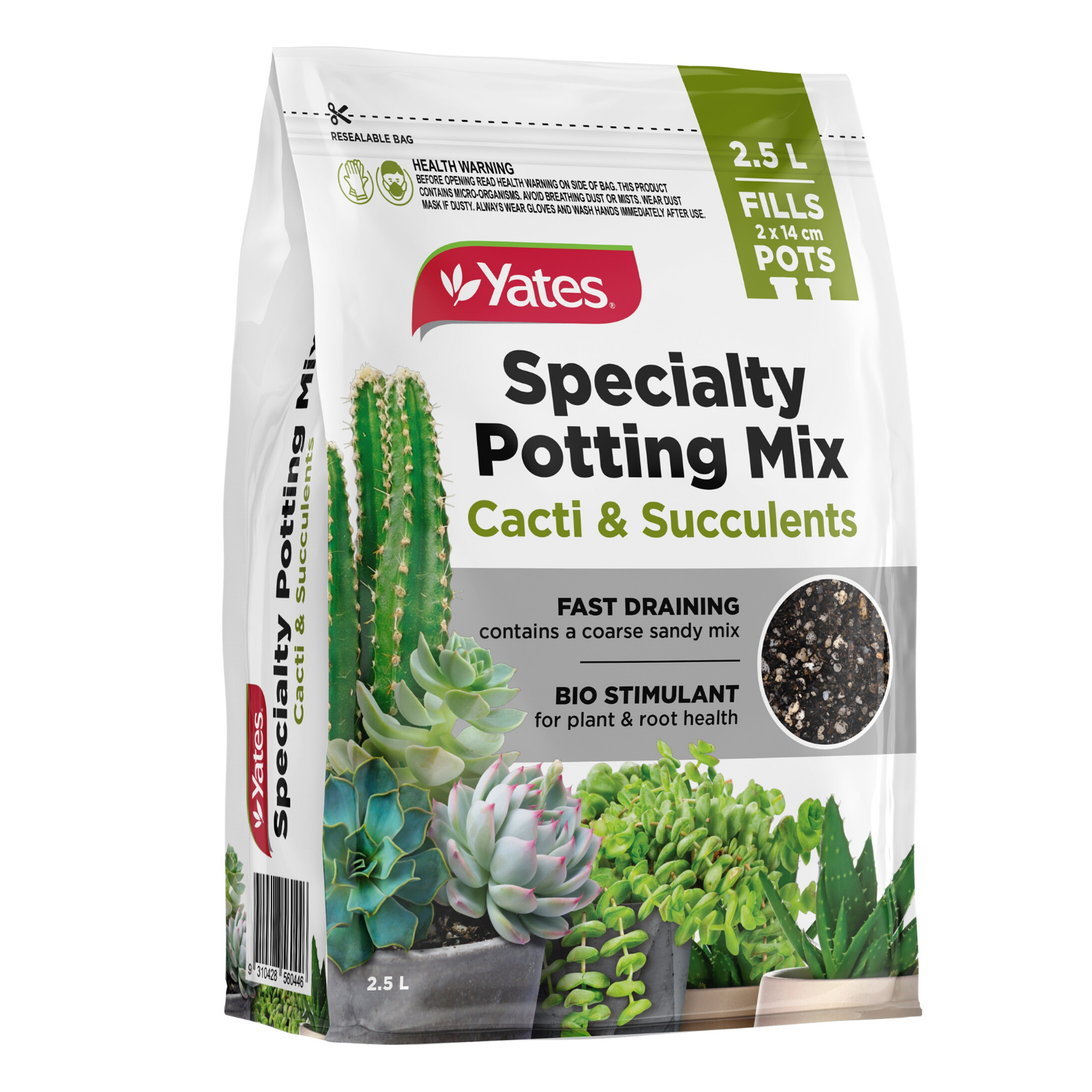 Yates 2.5L Specialty Potting Mix Cacti & Succulents - Bunnings Australia