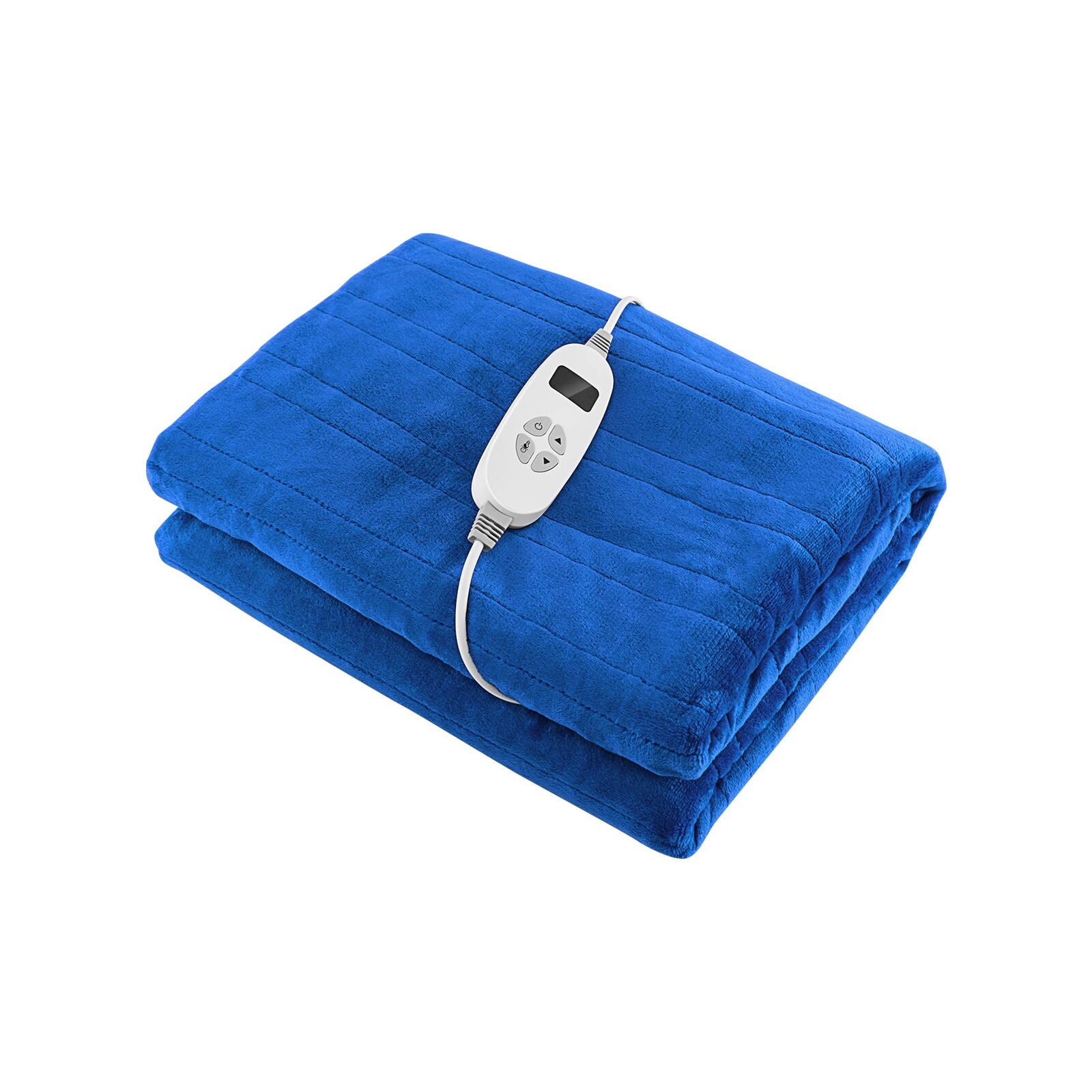 Costway Heated Electric Throw 230gsm Blanket 9heatlevel Blue - Bunnings ...