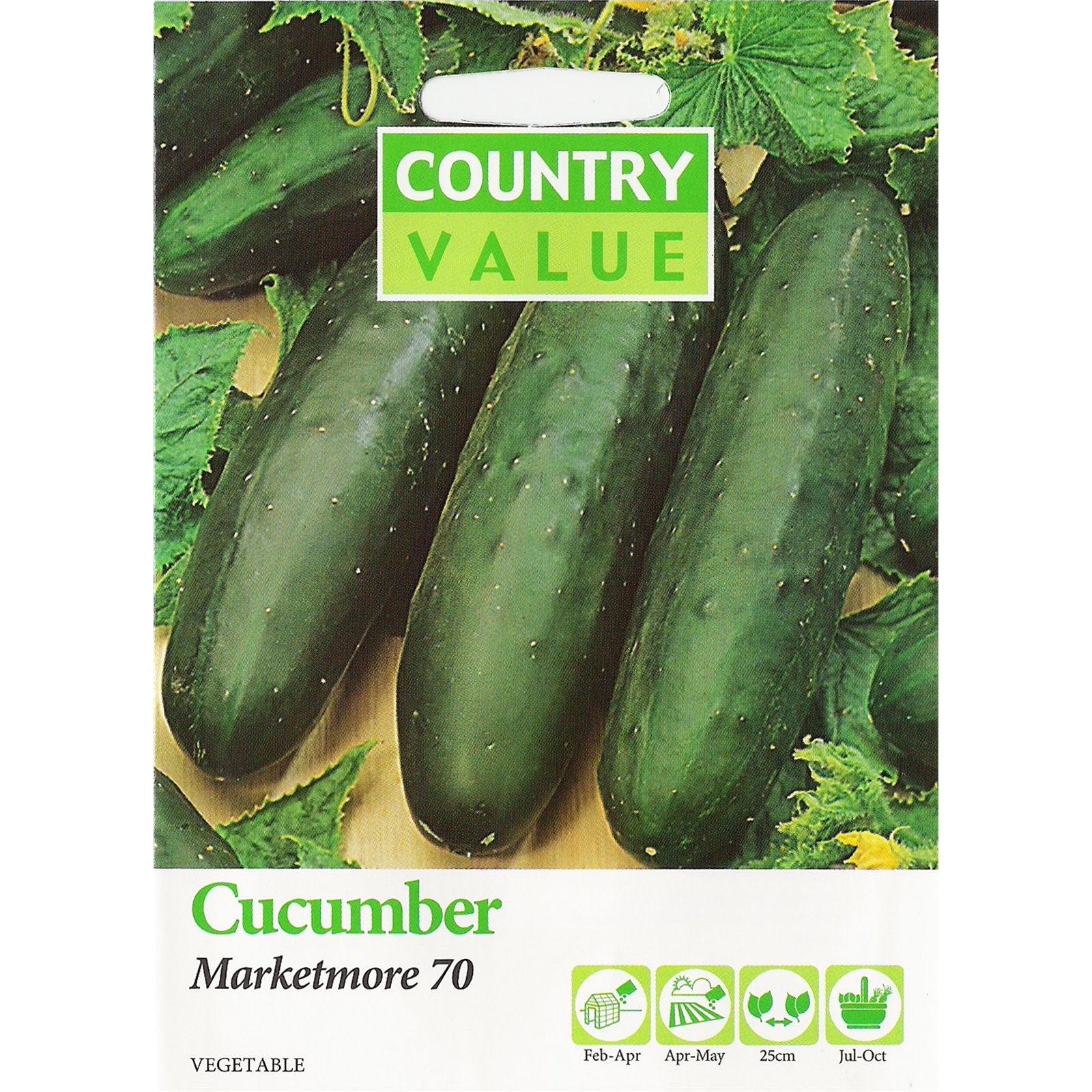 Country Value Marketmore Cucumber Vegetable Seeds - Bunnings Australia