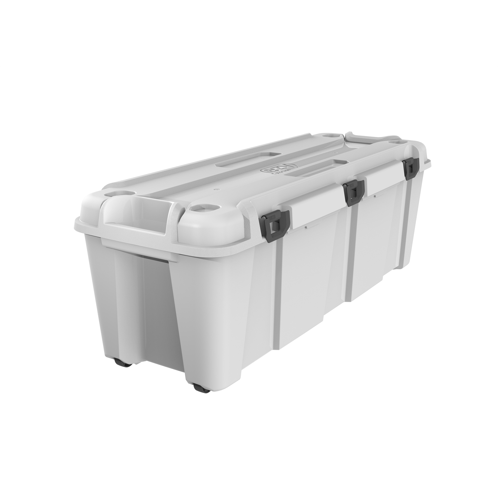 Ezy Storage 130L Bunker Heavy Duty Storage Tub White - Bunnings Australia