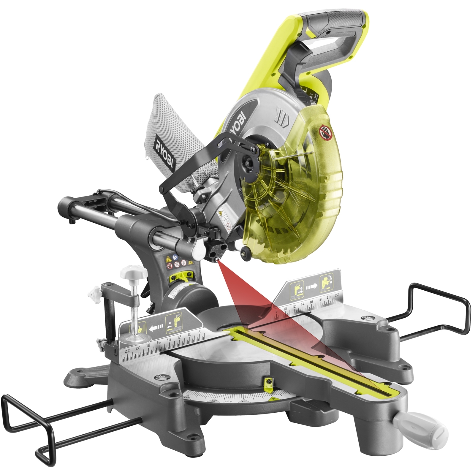 Ryobi 2000W 254mm Dual Bevel Sliding Mitre Saw - Bunnings New Zealand