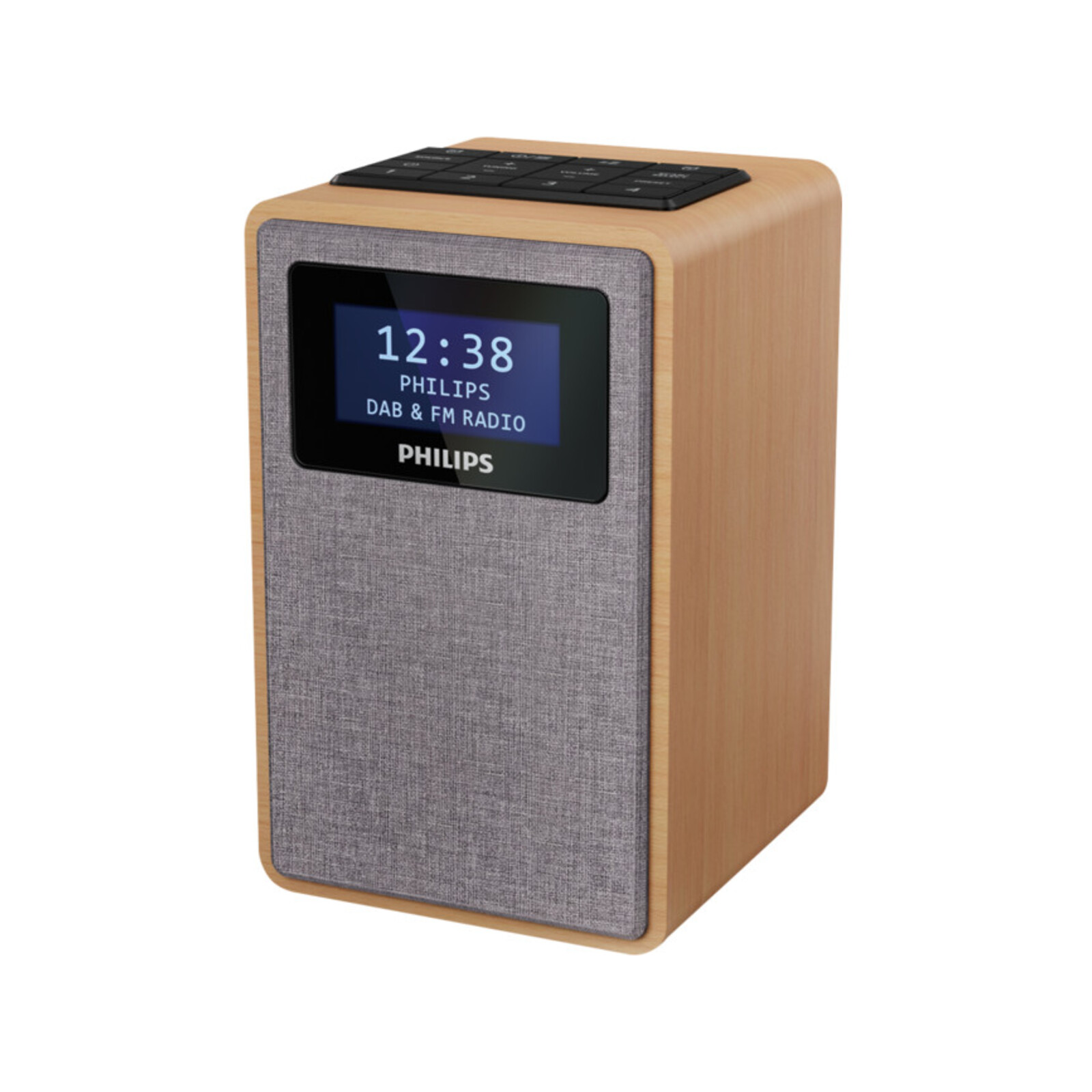 Philips Wooden Cabinet Clock Radio Dab Fm Fm, Dab/Dab+ Tuner Tar5005 ...
