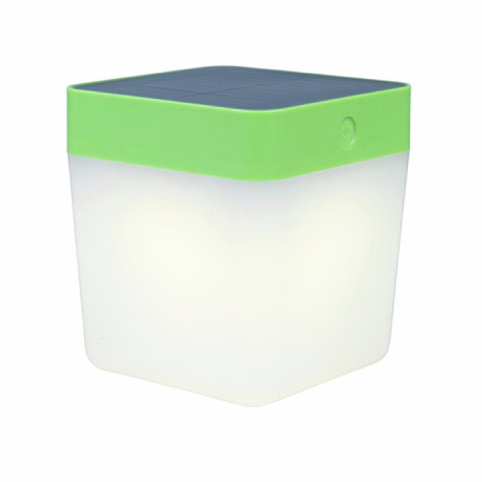 Lutec 1W IP44 LED Table Solar Cube Light - Bunnings Australia