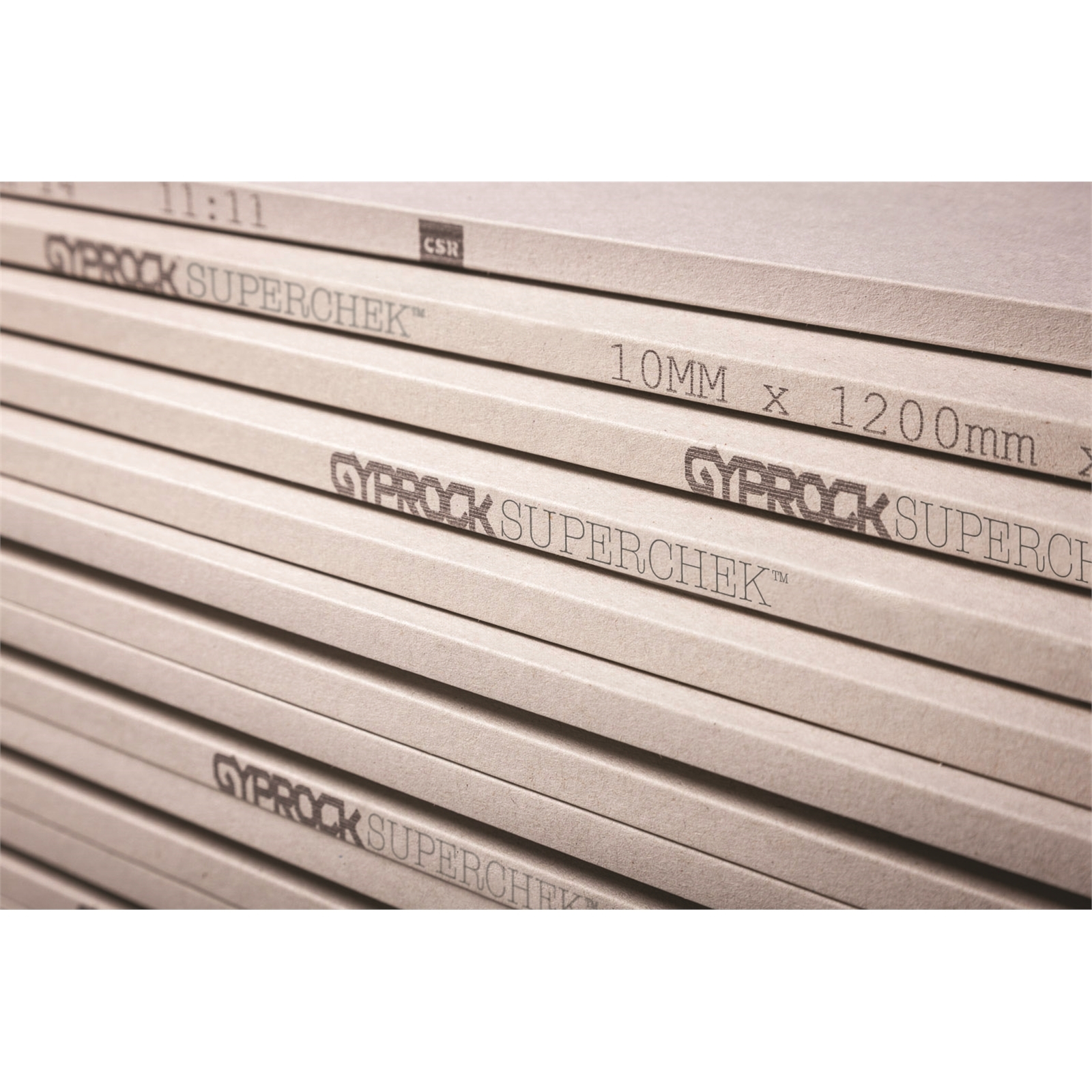 Gyprock CSR 2700 x 1200 x 10mm 3.24sqm RE Superchek Plasterboard ...