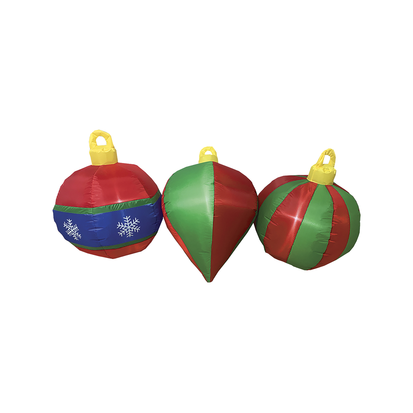 Arlec 1.8m Inflatable Colourful Christmas Baubles Low Voltage ...