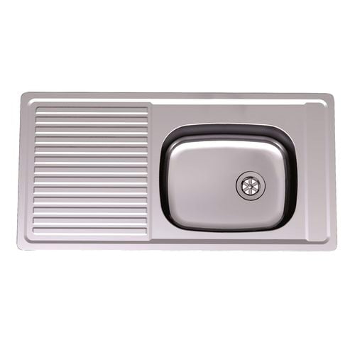 Clark Benchmark 1 Right Hand Bowl Stainless Steel Sink NTH - Bunnings ...