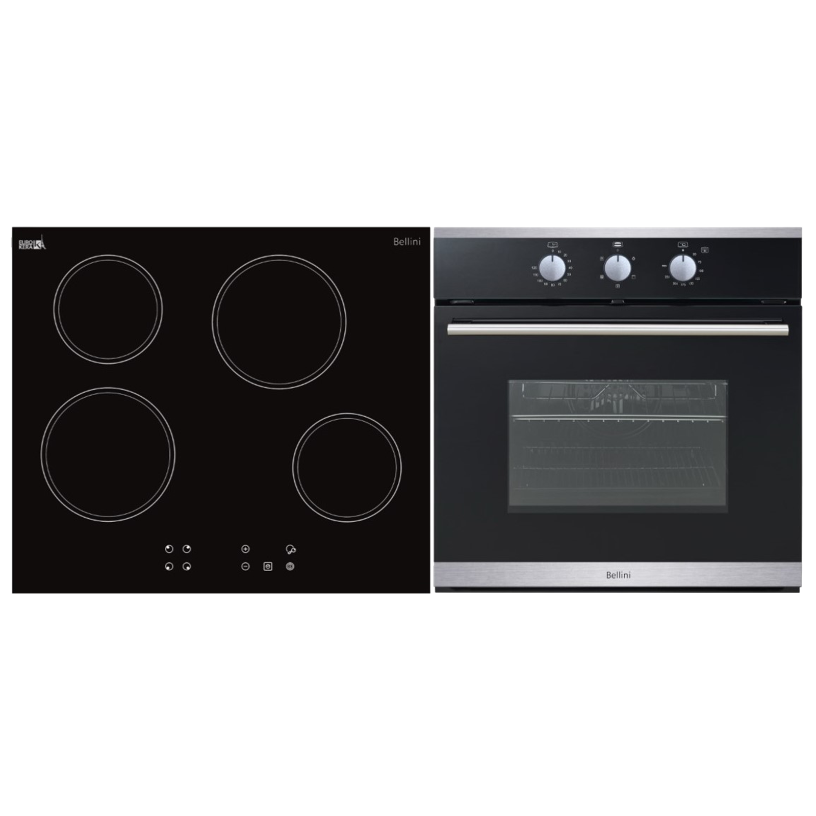 Bellini 60cm Ceramic Cooktop / Electric Oven Builder Pack - Bunnings ...