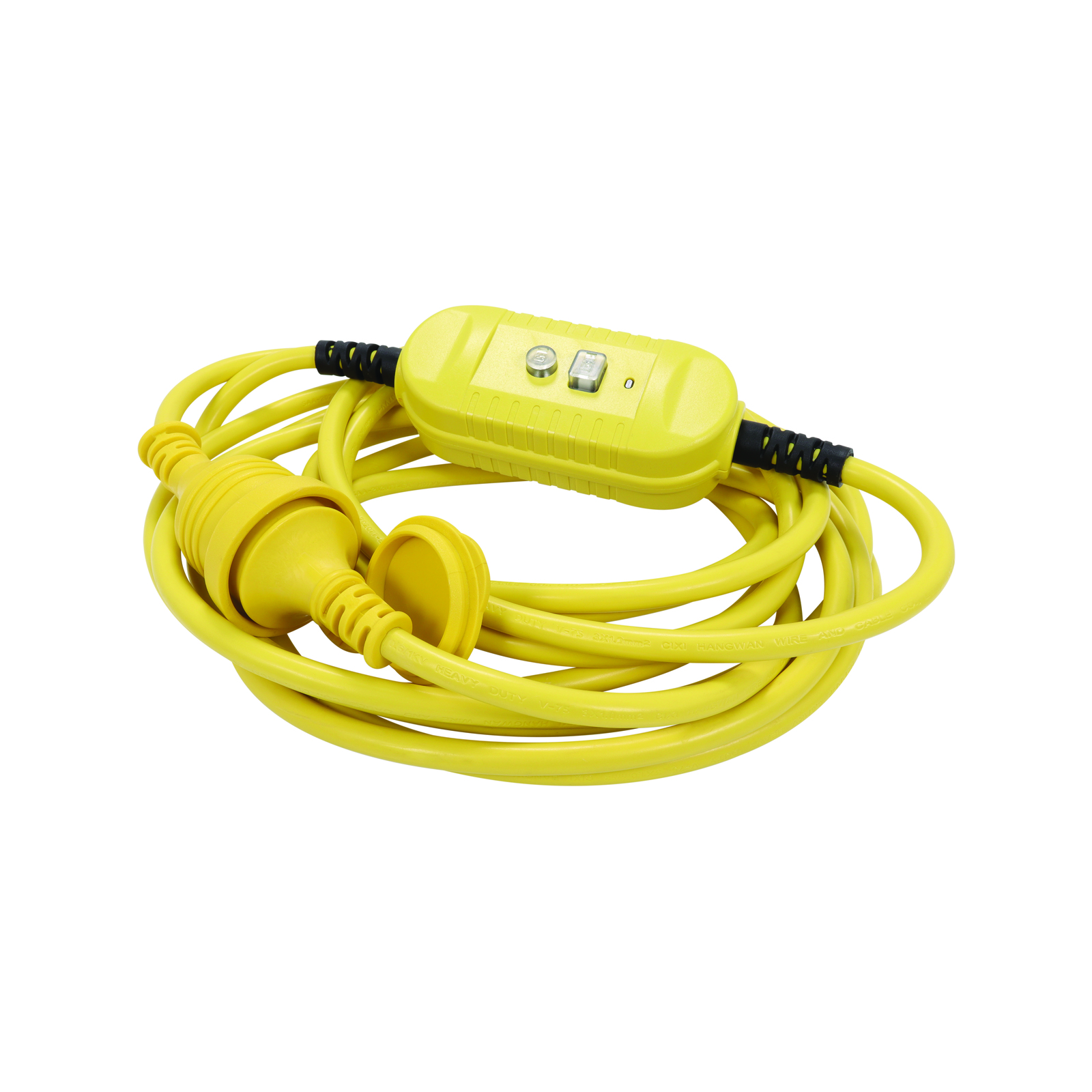 Click 6M Yellow RCD Extension Lead · Nrby