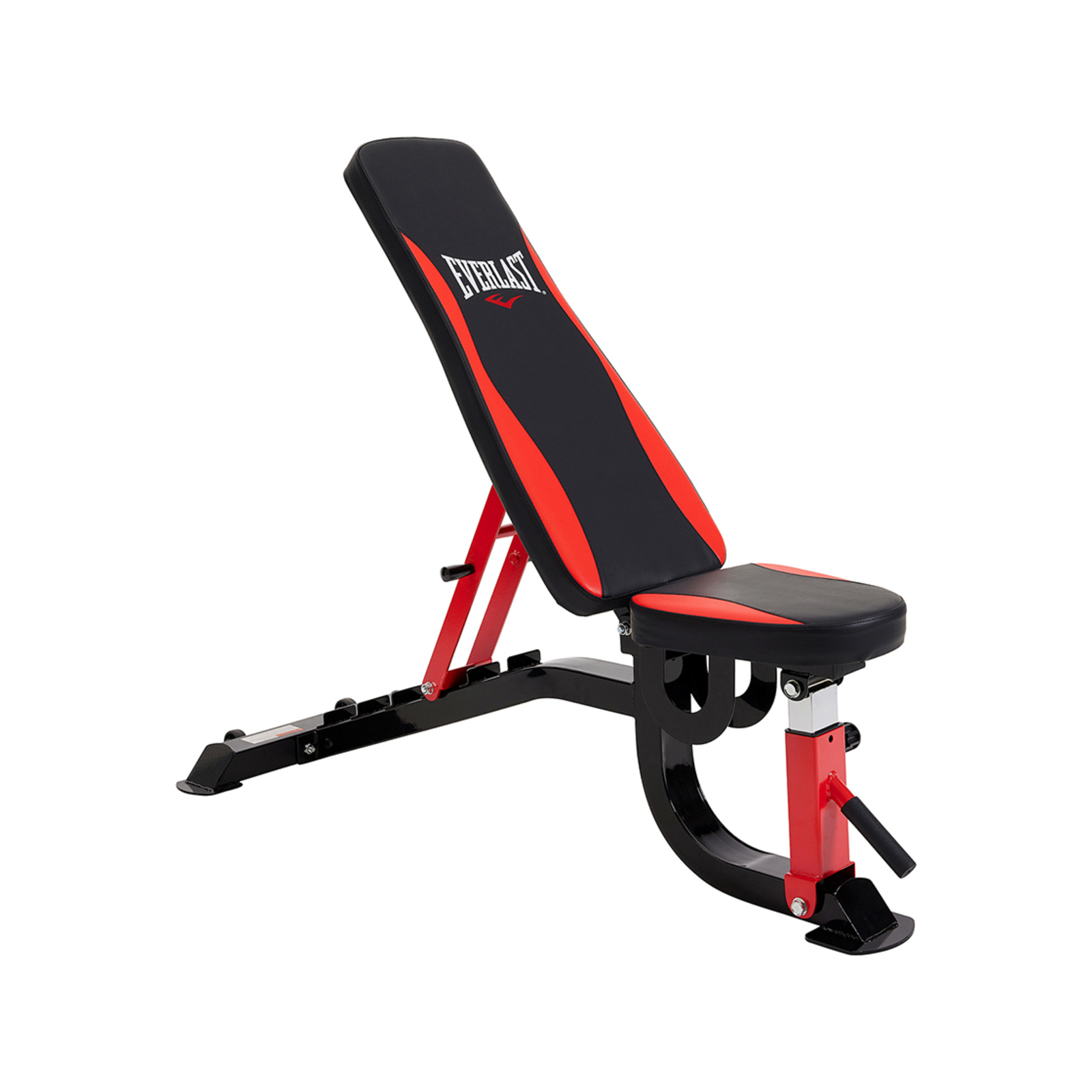 Everlast Adjustable FID Gym Workout Bench Black/Red - Bunnings Australia