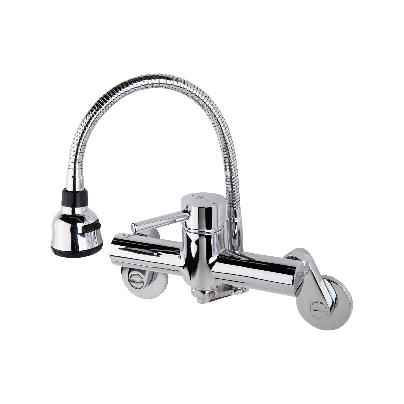 Quoss Chrome Reno Transformer Cobra Flex Single Flick Mixer With 1/2 ...