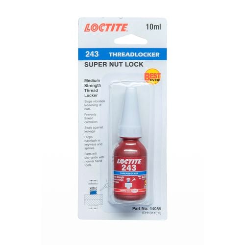 Loctite 243 10ml Adhesive Threadlocker - Bunnings Australia