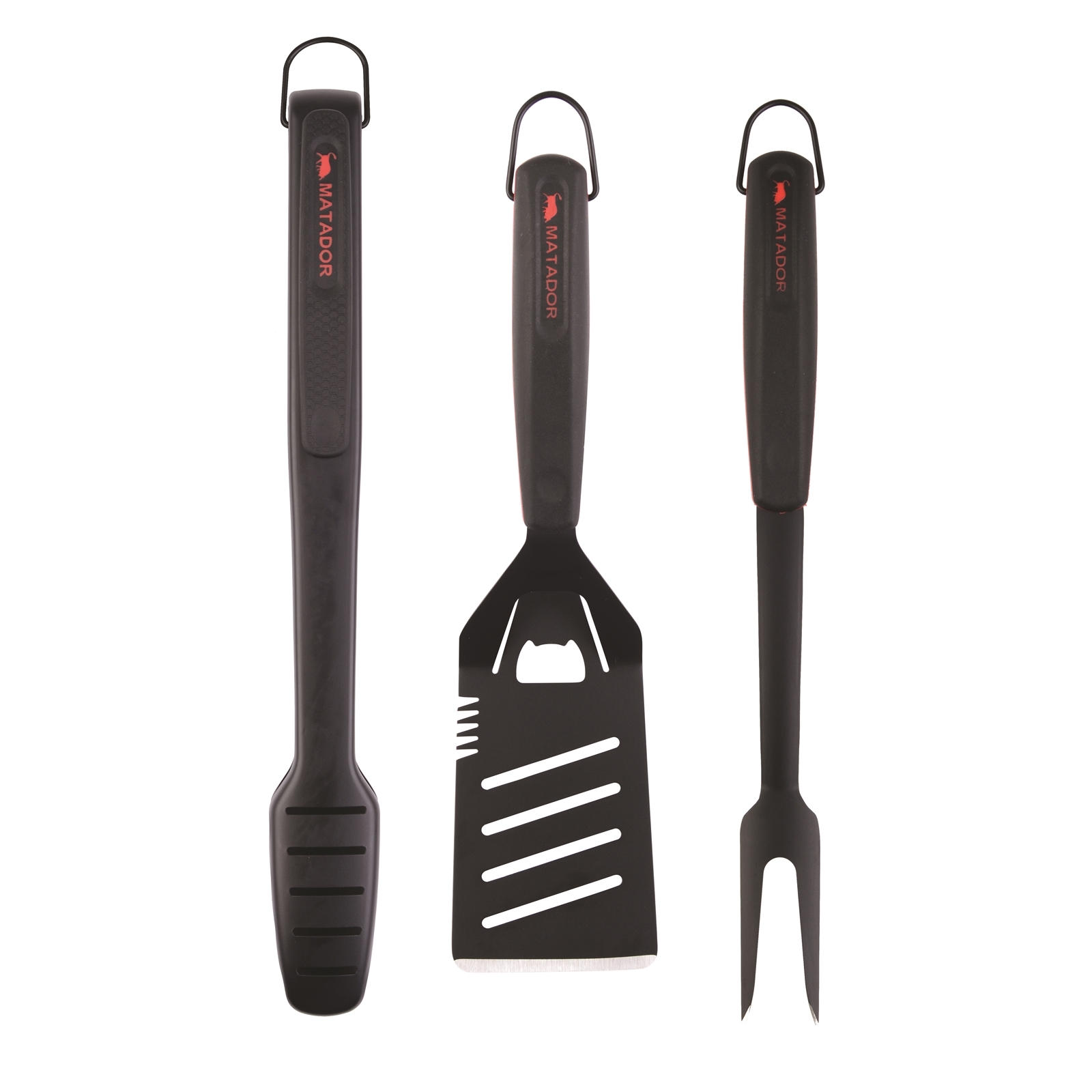 Matador Black 3 Piece BBQ Non-Stick Tool Set - Bunnings Australia
