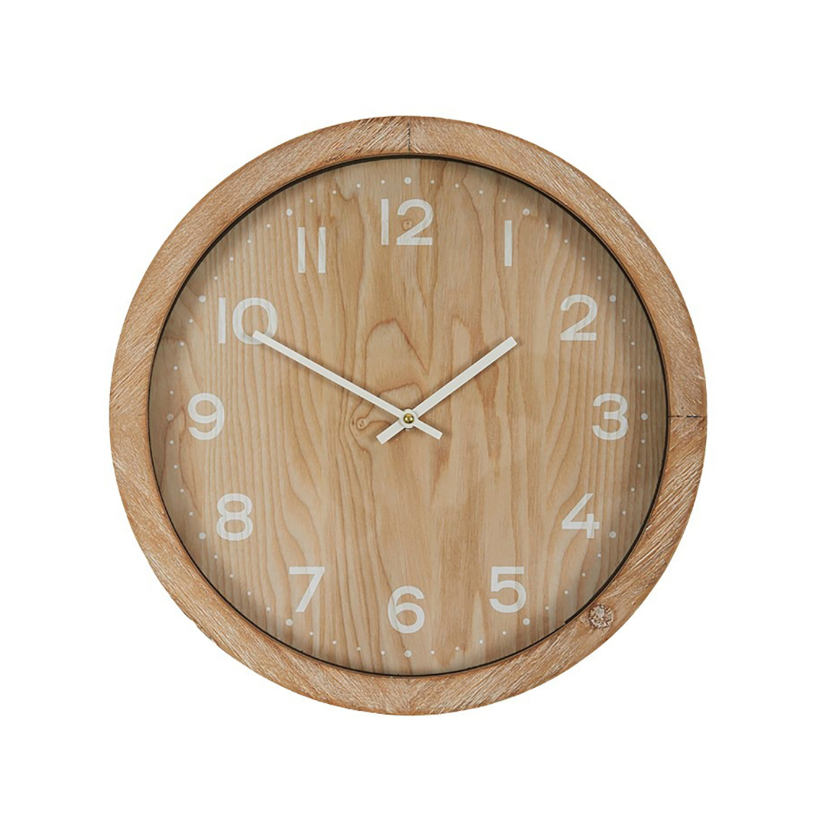 Coast To Coast Home 40cm Colt Wooden Clock Natural - Bunnings Australia