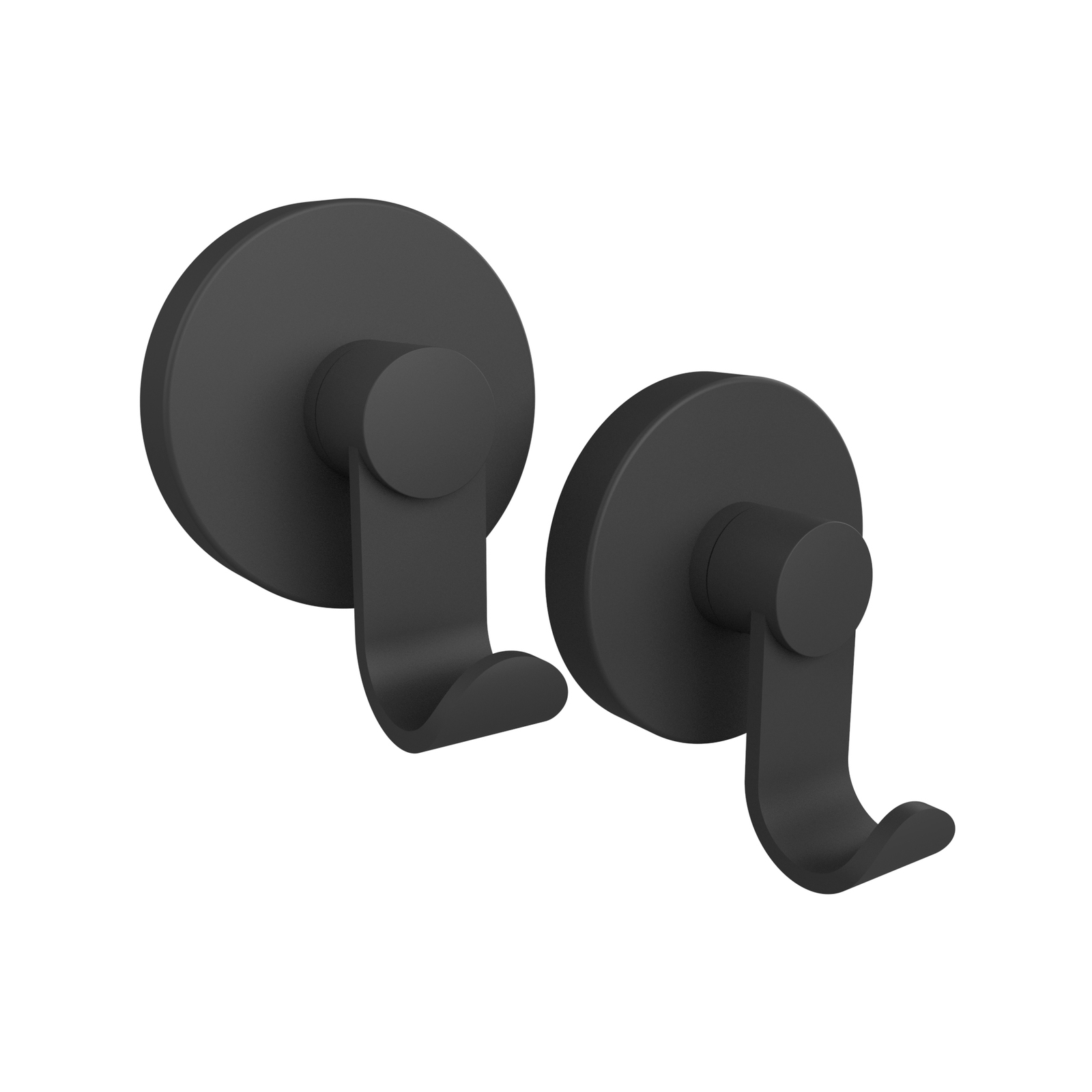 Fusion-Loc 8kg Matte Black Hooks - 2 Pack - Bunnings Australia