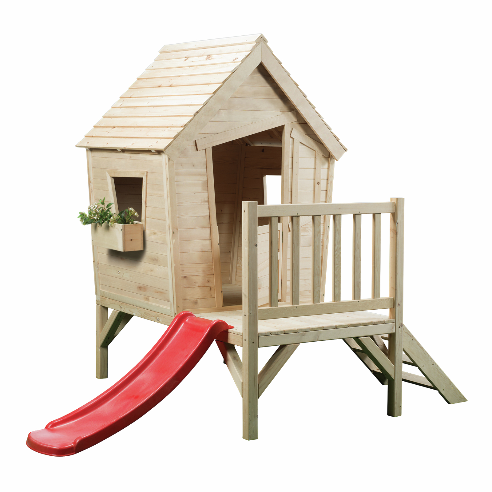 Swing Slide Climb Cuckoo Cubby House - Bunnings Australia