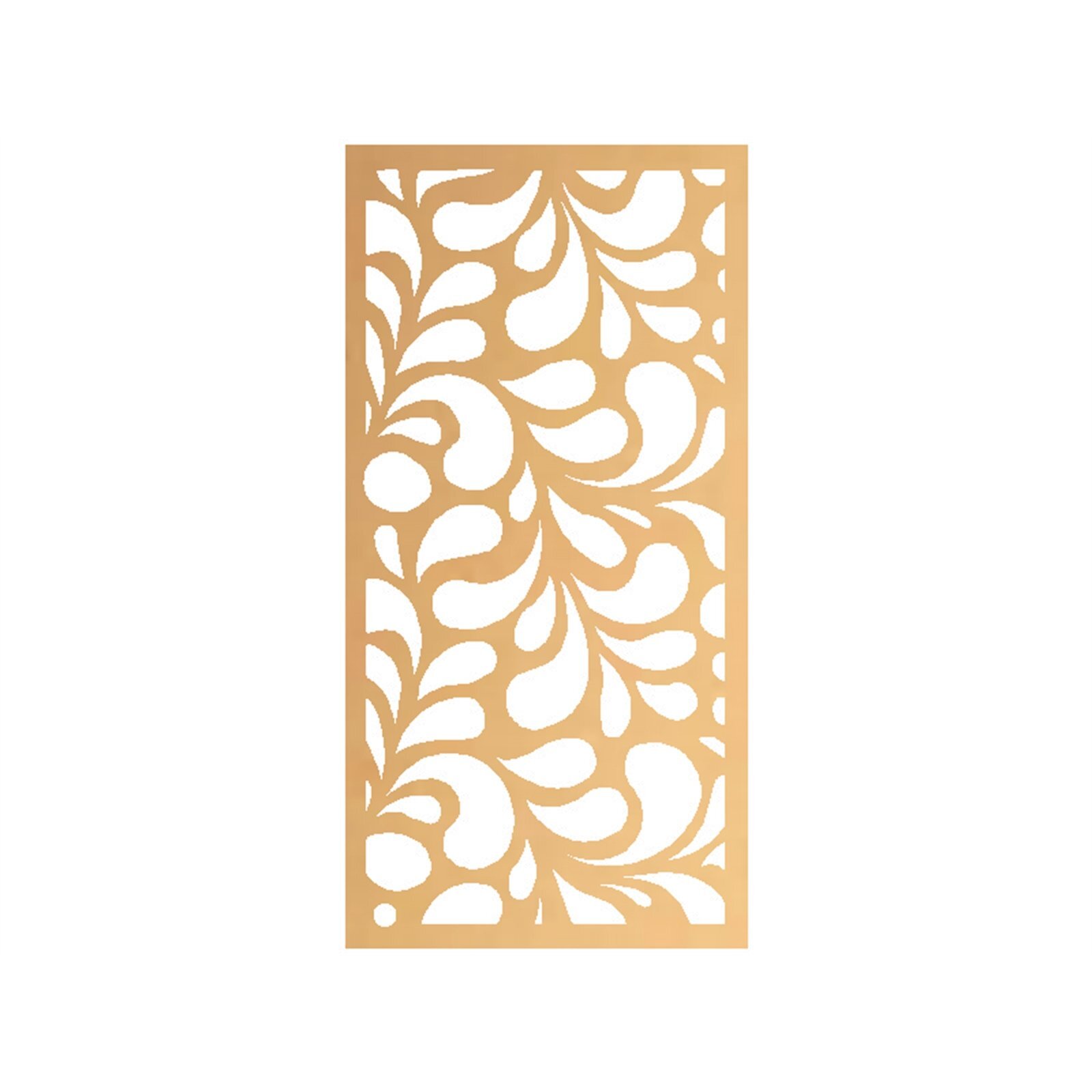 1200 x 2400mm ACP Profile 17 Decorative Panel Unframed - Gold Matte ...