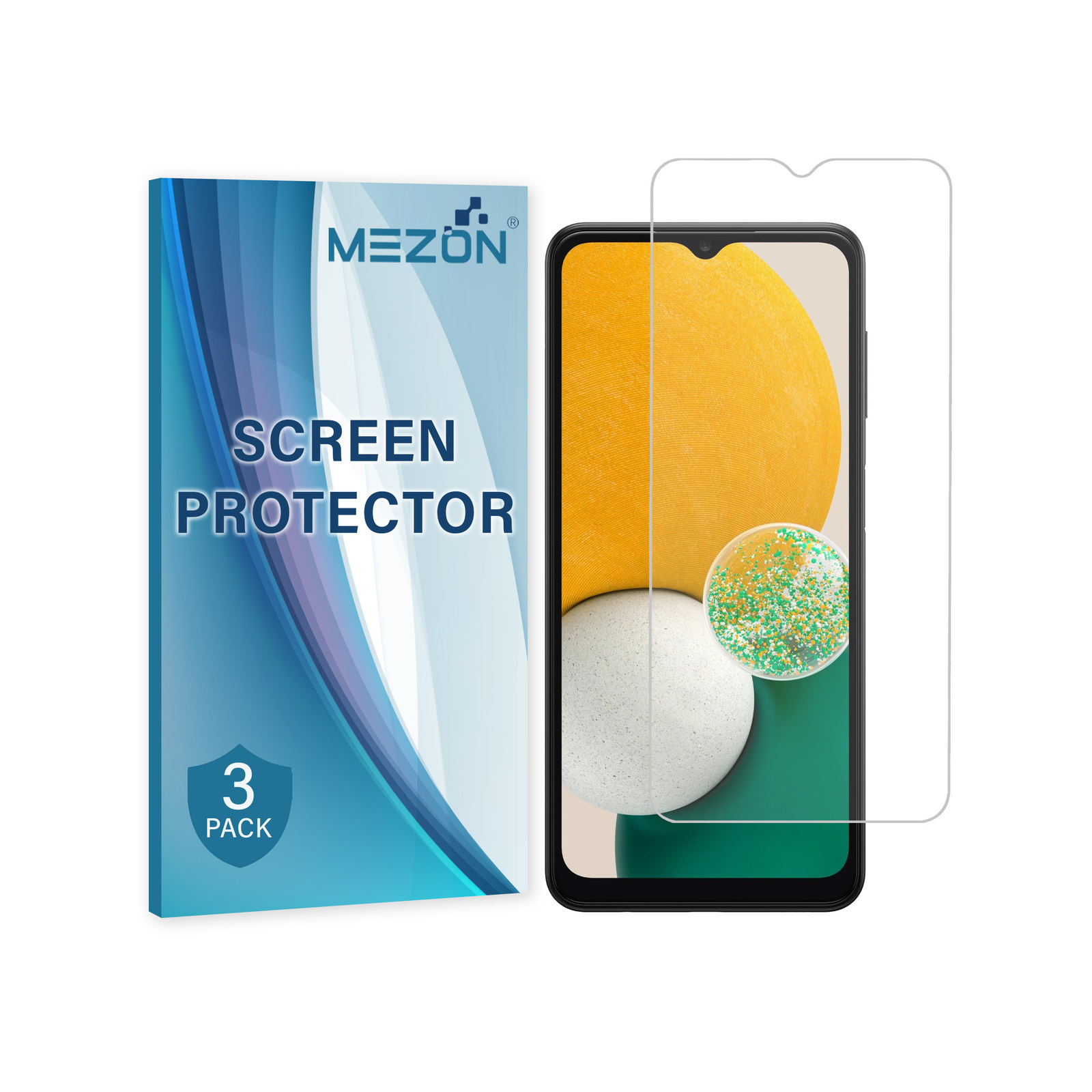 3 Pack MEZON Samsung Galaxy A13 5G Ultra Clear Film Screen Protectors ...