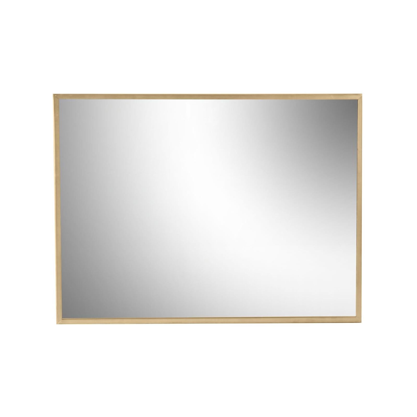 Harbour Housewares Rectangle Metal Frame Wall Mirror - 60cm x 45cm ...