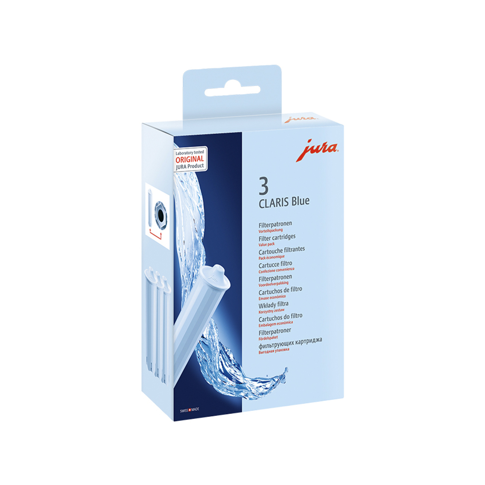 3pc Jura Claris Blue Water Filter Cartridge For Coffee Machines ...