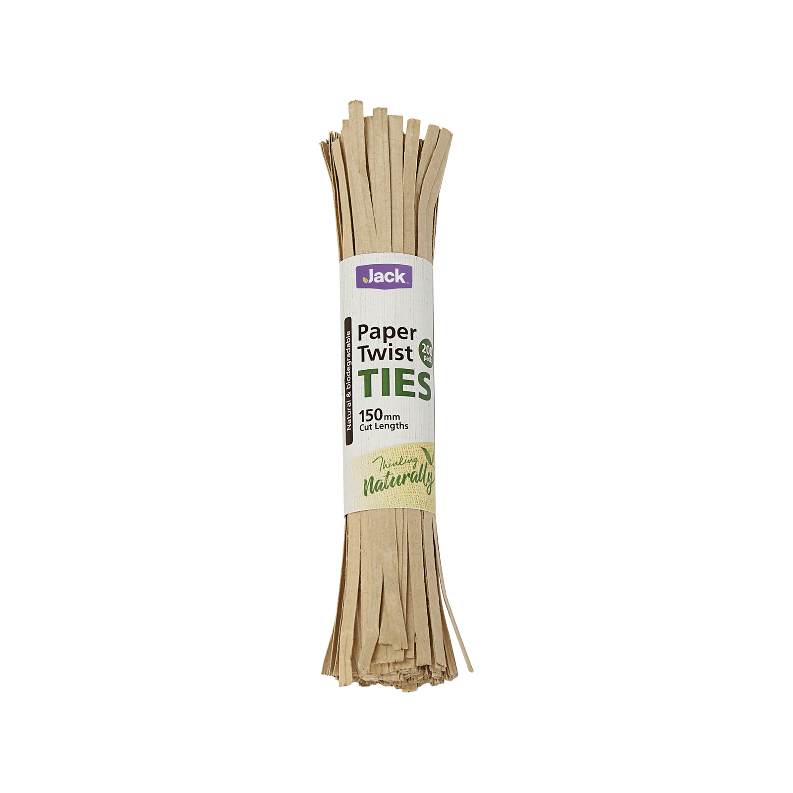 Jack 150mm Paper Twist Ties - 200 Pack - Bunnings New Zealand