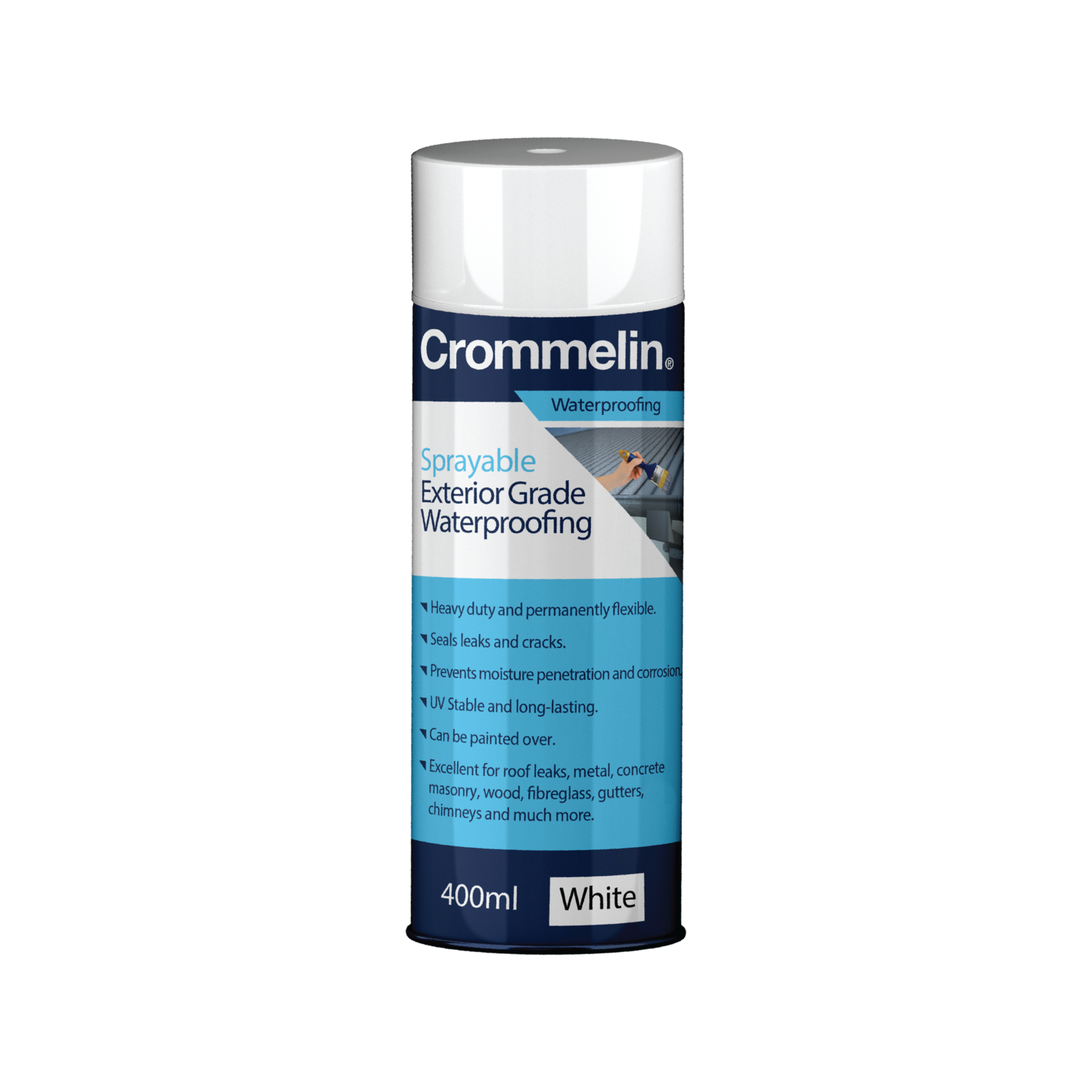Crommelin 400ml White Sprayable Exterior Grade Waterproofing - Bunnings ...