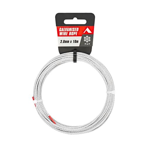 Pinnacle 2mm x 10m Galvanised Wire Rope - Bunnings Australia