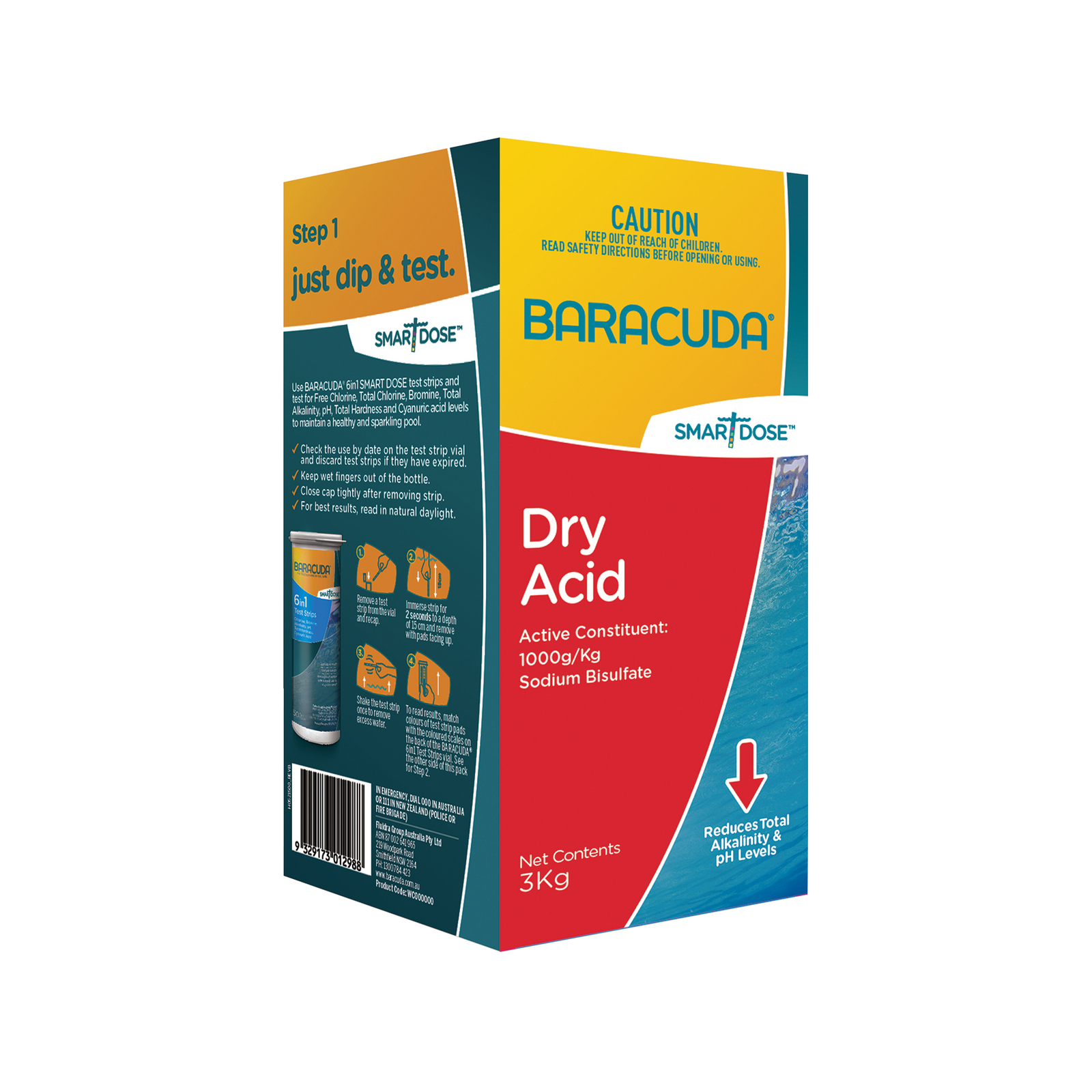 Baracuda 3kg Dry Acid - Bunnings Australia