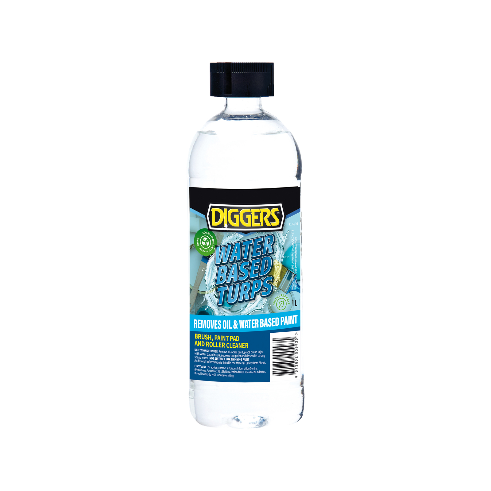 DIGGERS™ 1L Water Based Turpentine - Bunnings Australia