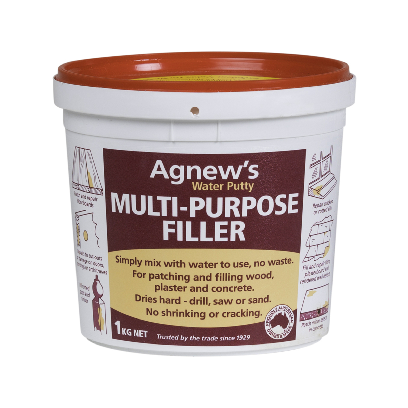 Timbermate 1kg Agnew's Water Putty - Bunnings Australia