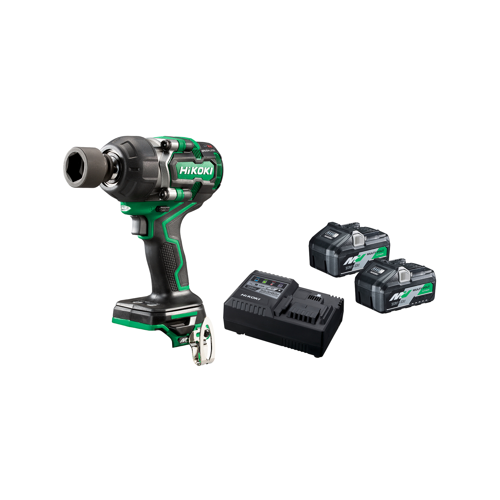 HiKOKI 36V Brushless 12.7mm 1/2" Impact Wrench Kit - Bunnings Australia