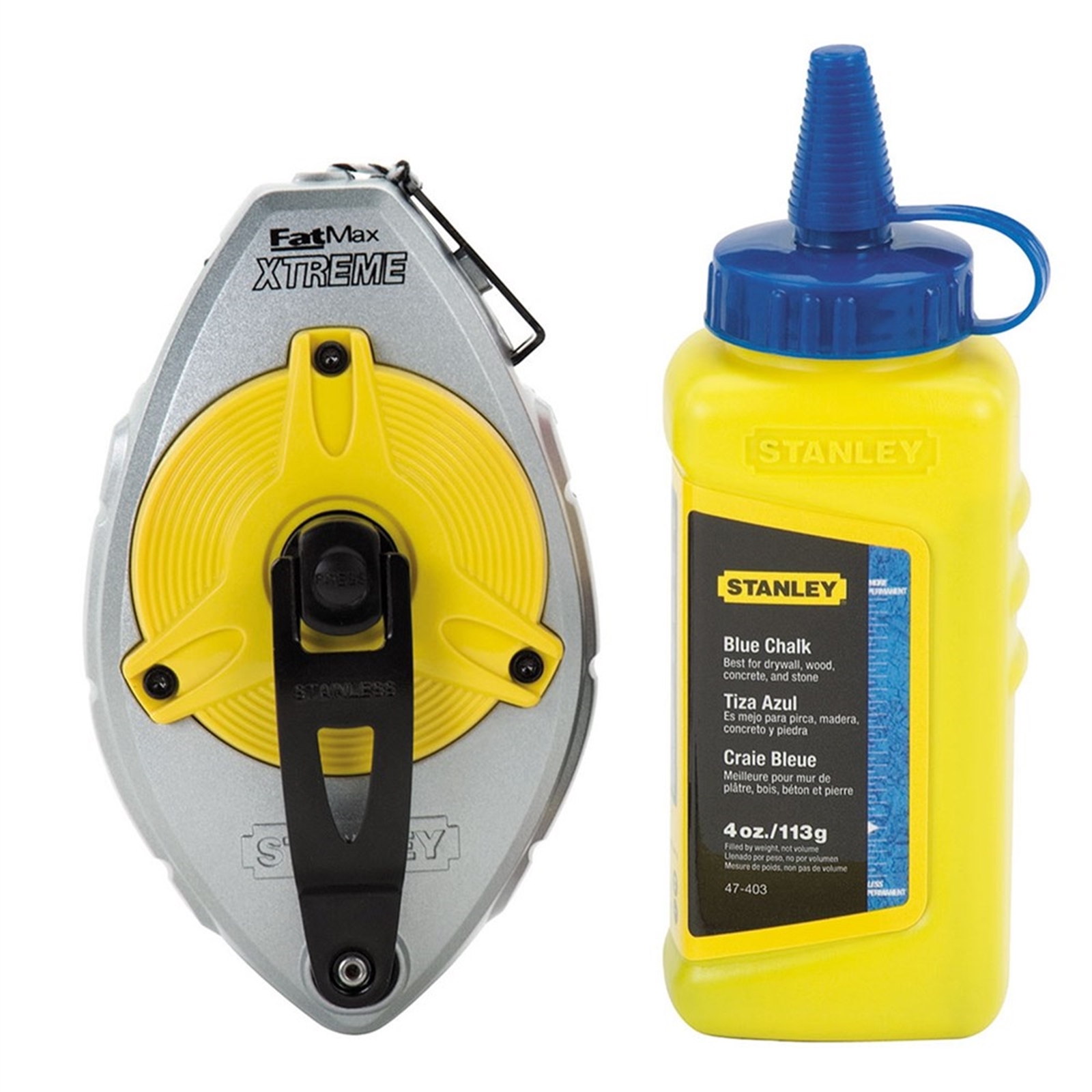 Stanley FatMax Xtreme 30m Chalk Line Set - Bunnings Australia