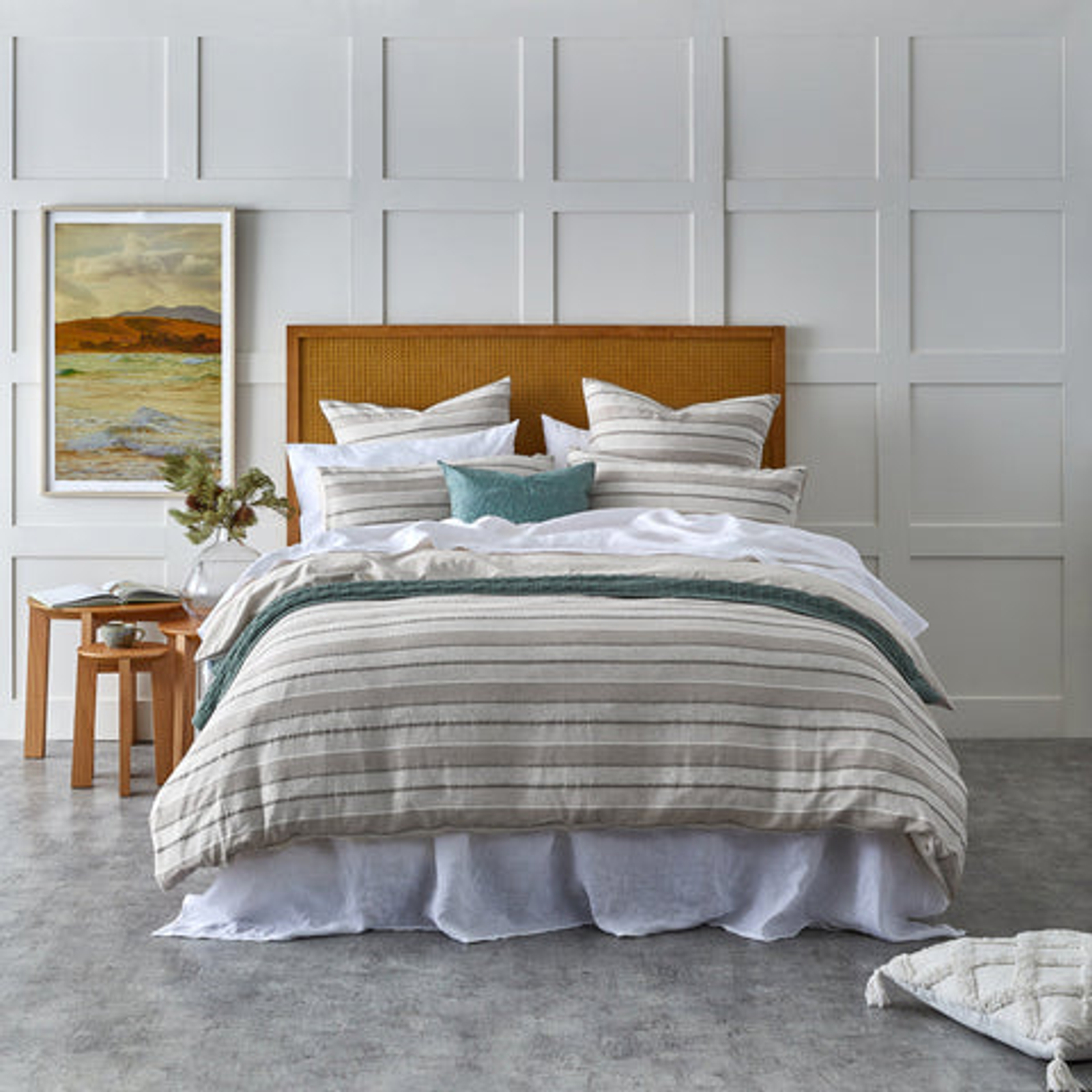 Deborah Hutton Bradford Quilt Cover Set Queen - Bunnings Australia