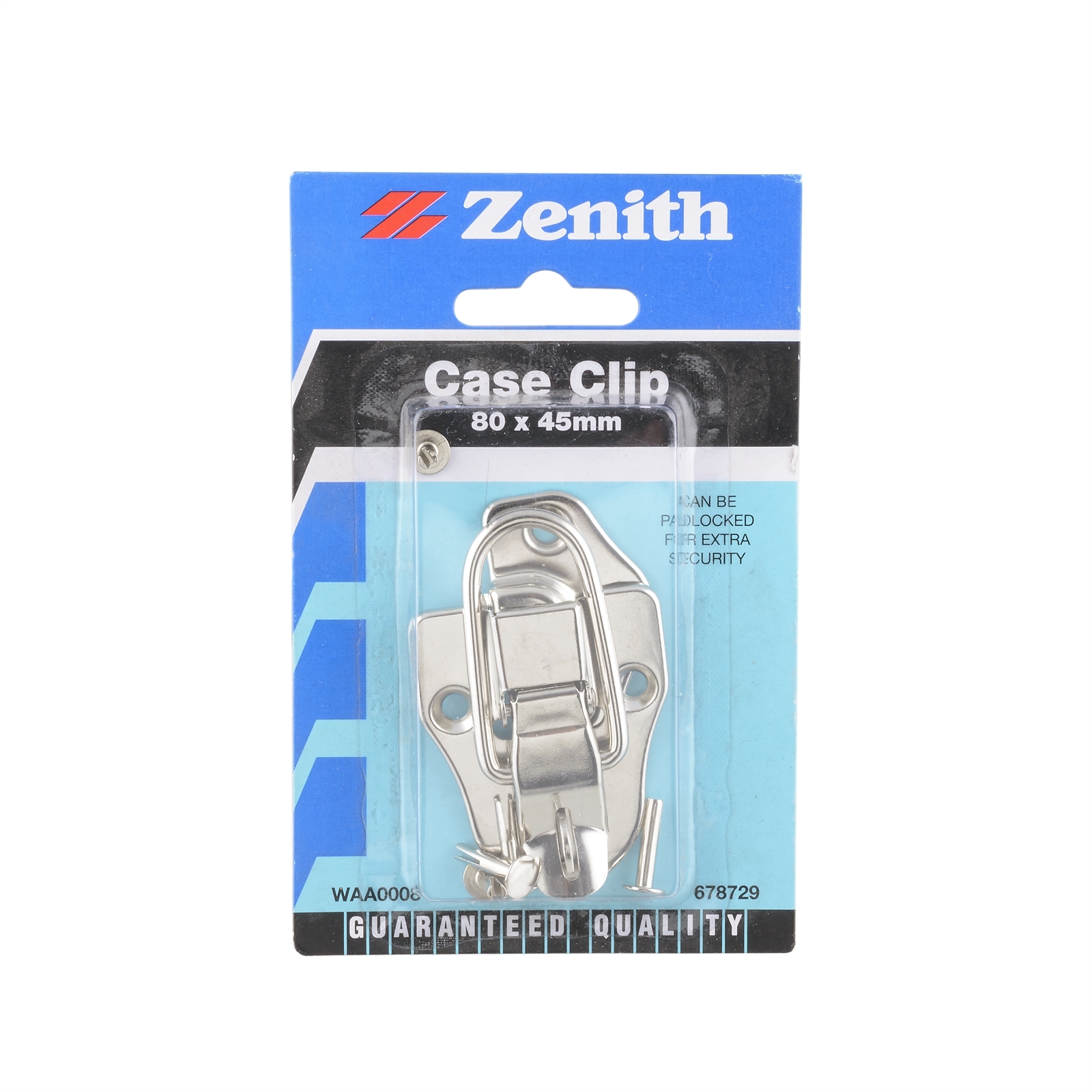 Zenith 80 x 45mm Nickel Plated Lockable Suitcase Clip - Bunnings Australia