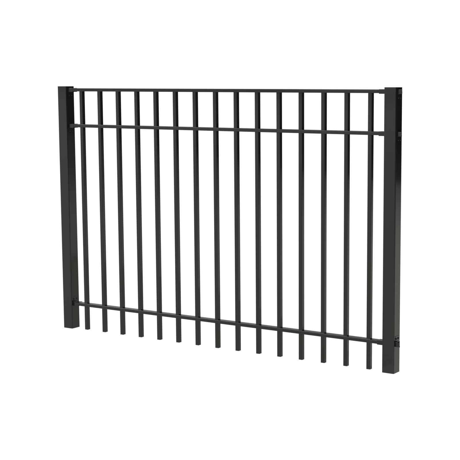 Masterworks 2300 x 40 x 900mm Mayfair Black Fence Panel - Bunnings ...