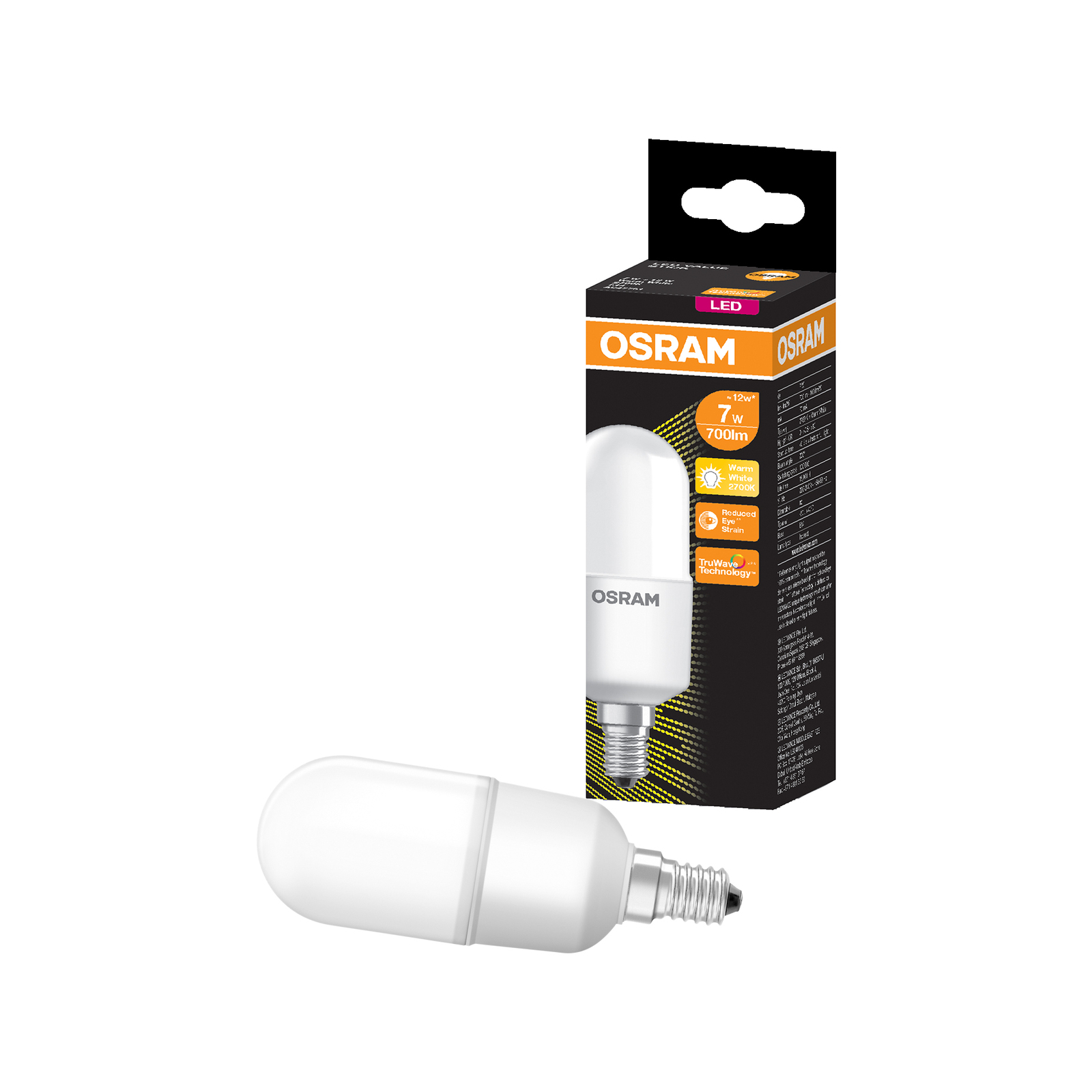 Osram LED Stick 7W 700lm Warm White E14 Light Globe - Bunnings Australia