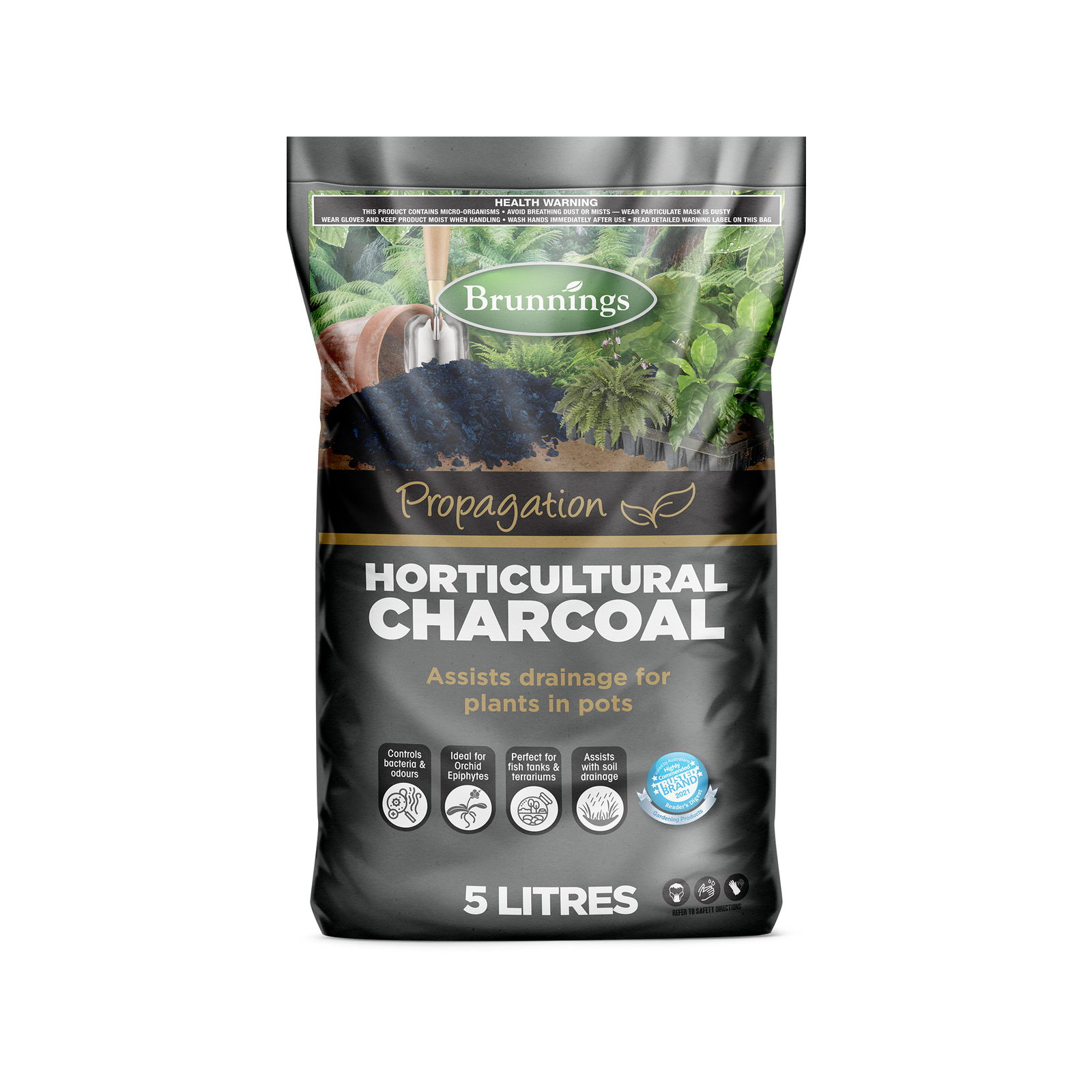 Brunnings 5L Horticultural Charcoal - Bunnings Australia