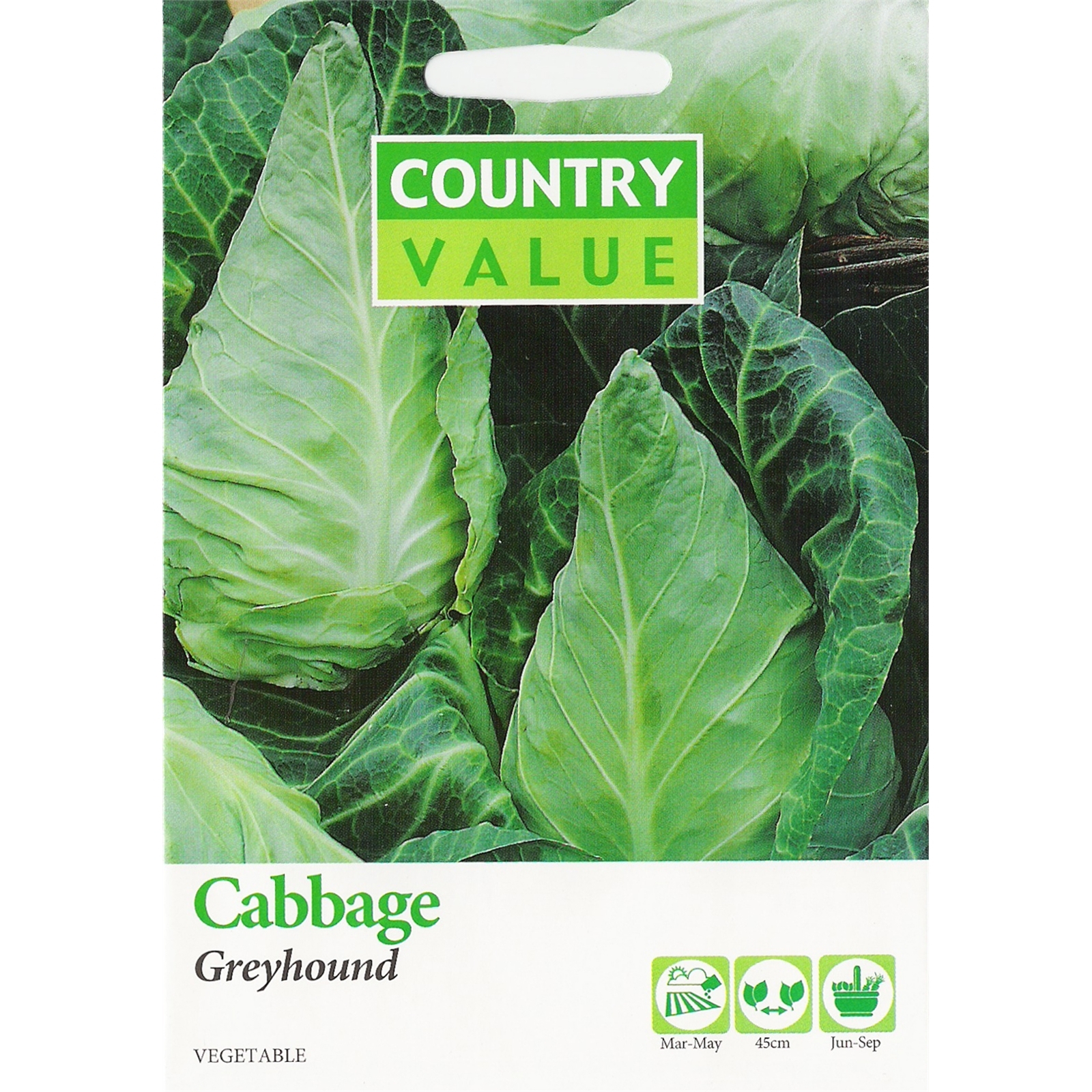 Country Value Greyhound Cabbage Vegetable Seeds - Bunnings Australia