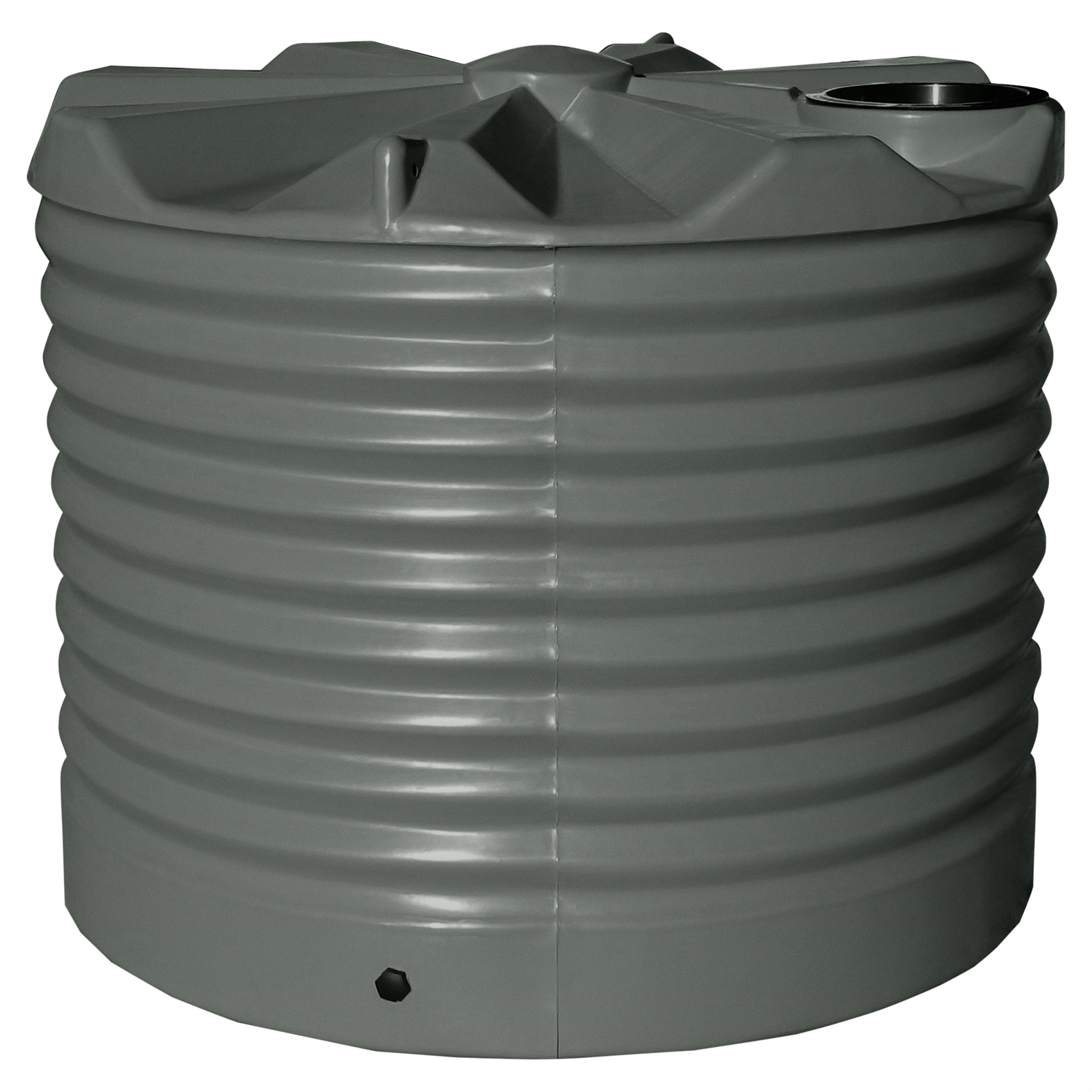 Orion 550L Round Poly Water Tank - Slate Grey - Bunnings Australia