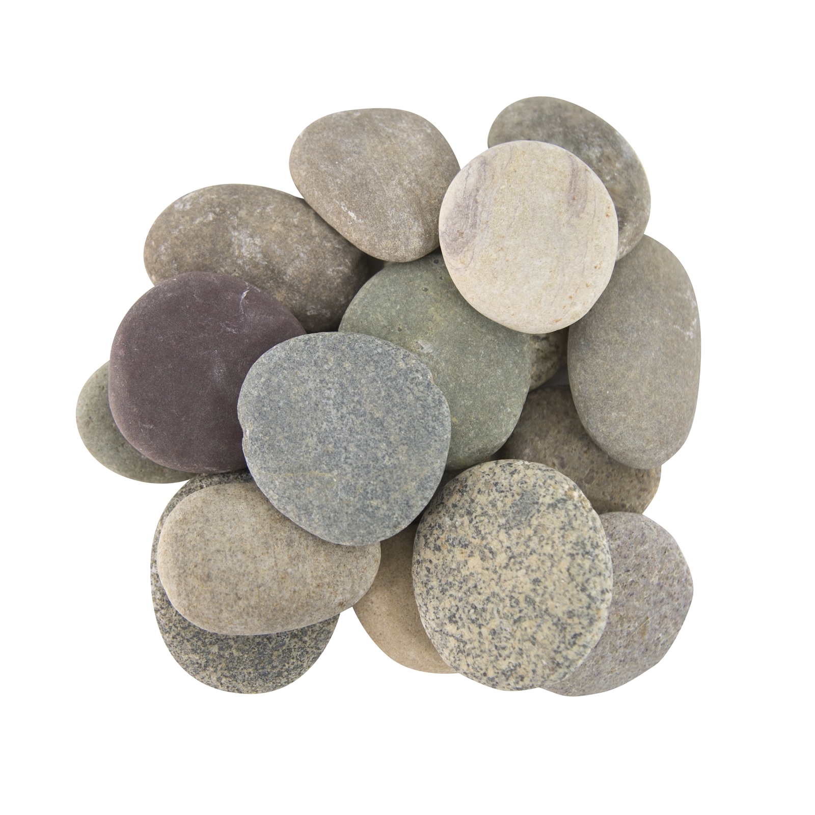 Tuscan Path 1.5kg 30 - 50mm Natural Stone Grey Pebbles - Bunnings Australia